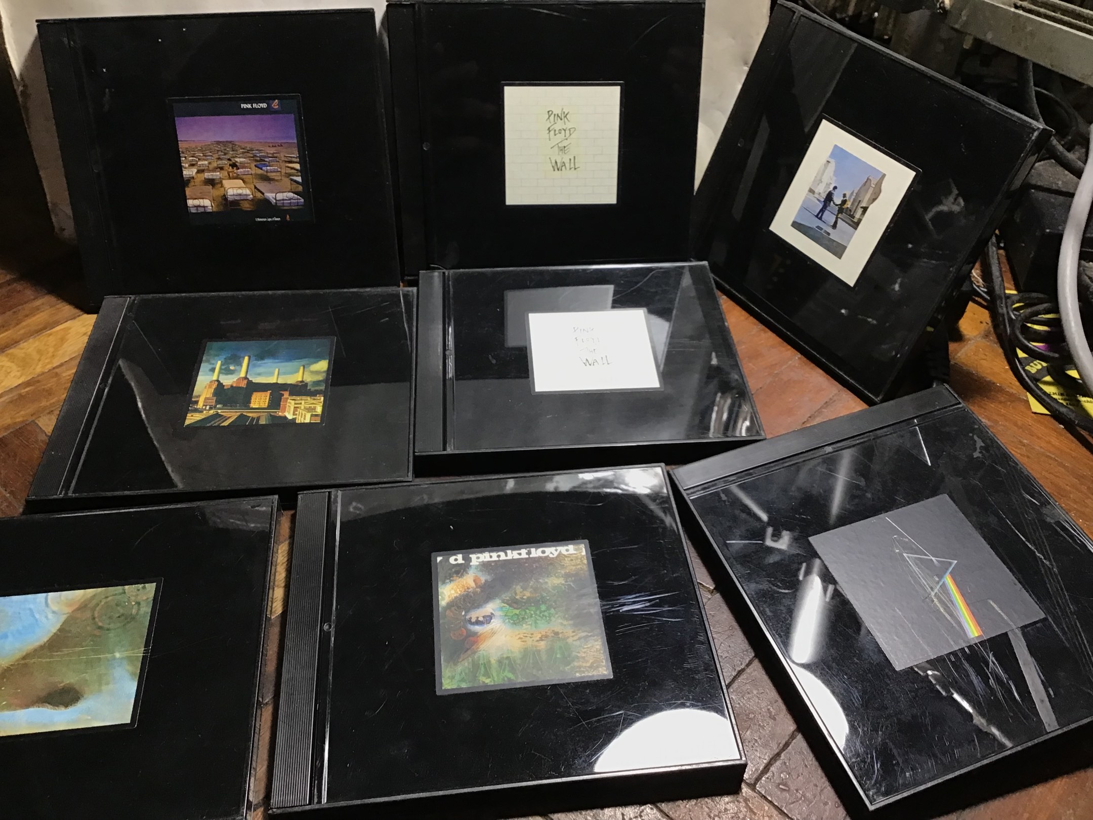 VINTAGE 1992 8x CD SET Pink Floyd First 7 albums in Slipcase OOP ...