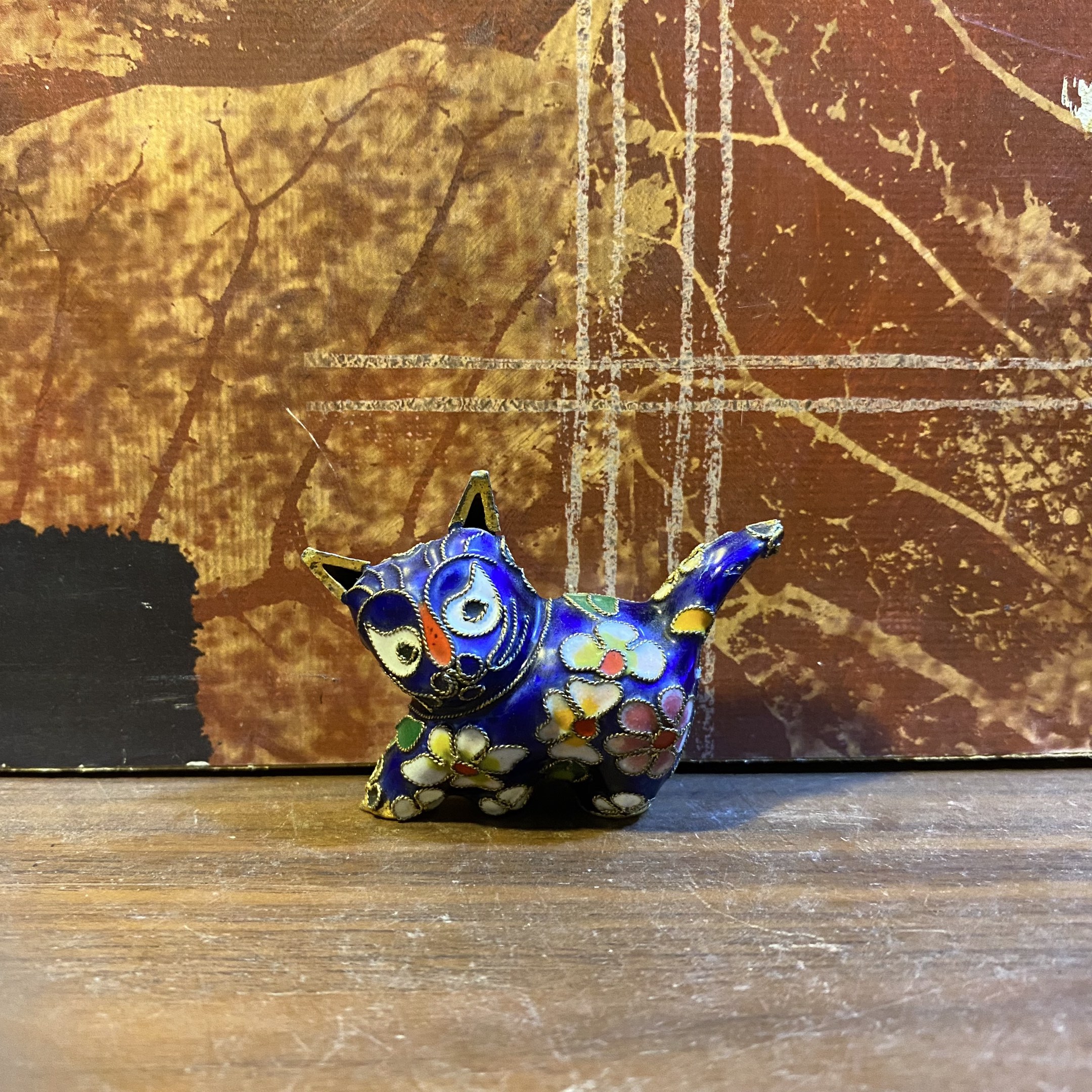 Vintage Miniature Cloisonné Cat Figurine, Hobbies & Toys, Memorabilia ...