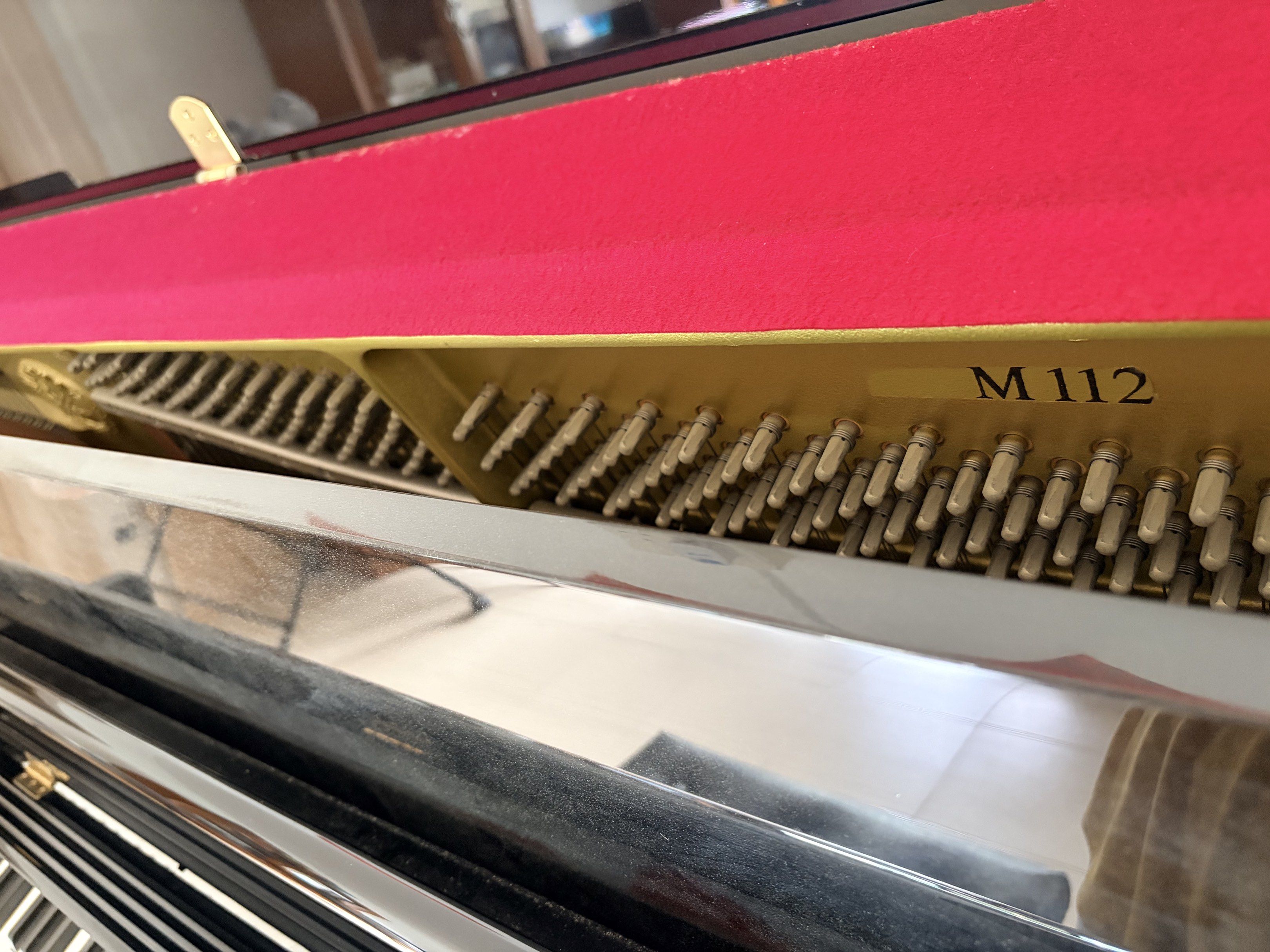 Yamaha Upright Piano - M112 Model, Hobbies & Toys, Musical Instruments ...