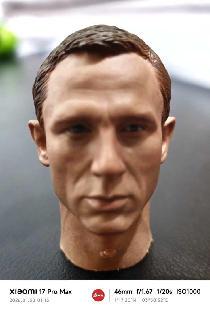 1/6 Scale Daniel Craig (James Bond) Head Sculpt, Hobbies & Toys, Toys ...