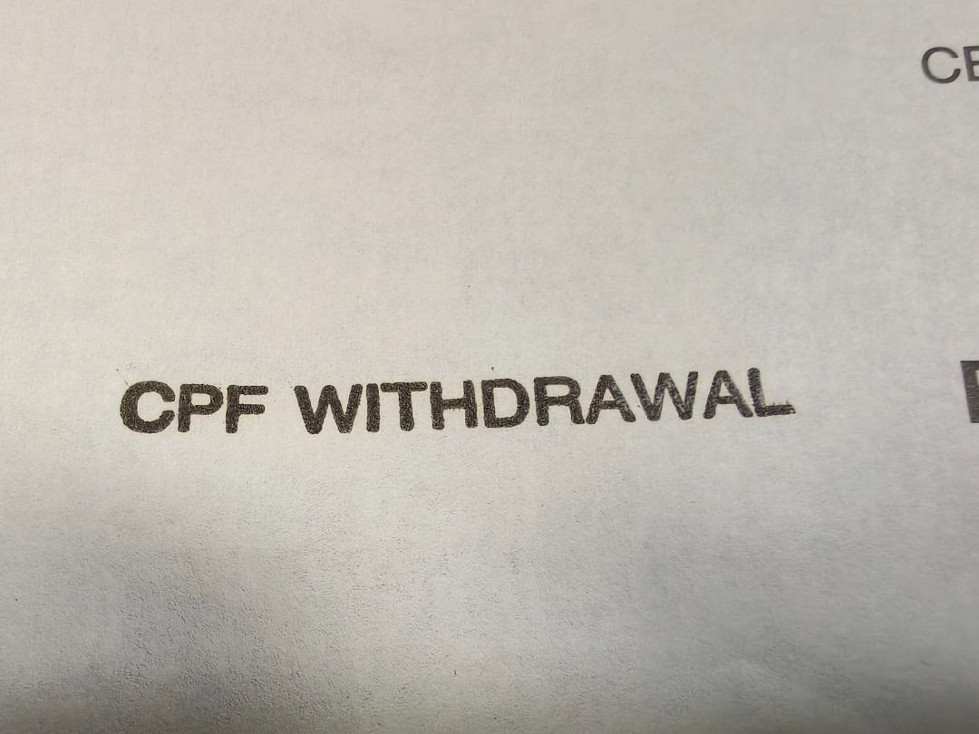 1992 CPF WITHDRAWAL Envelope, Hobbies & Toys, Memorabilia ...
