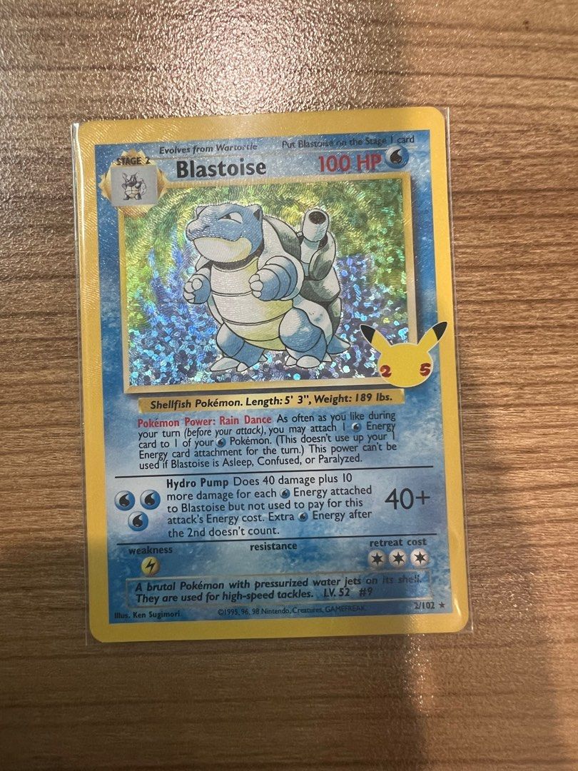 2021 Pokemon Celebrations Blastoise, Hobbies & Toys, Toys & Games on ...