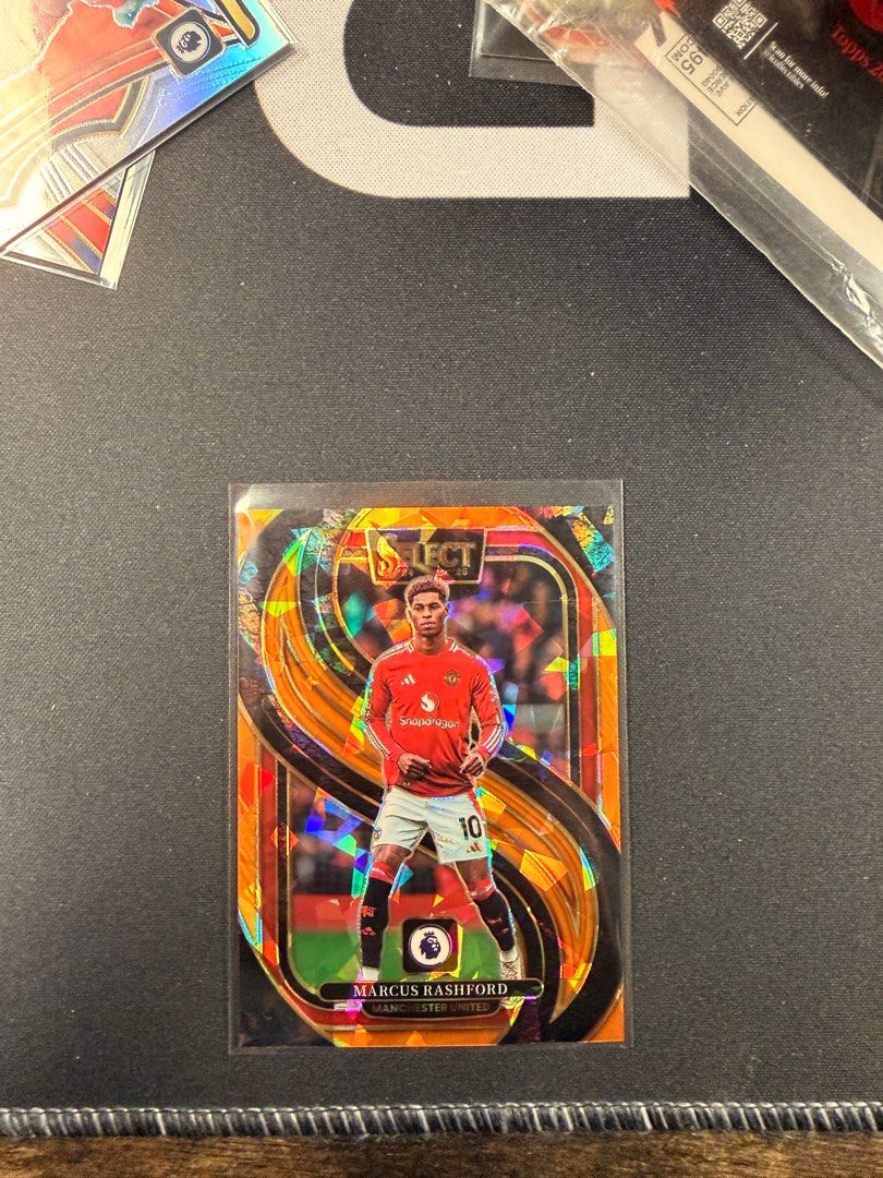 2024 Panini Select Premier League Marcus Rashford Card, Hobbies & Toys ...
