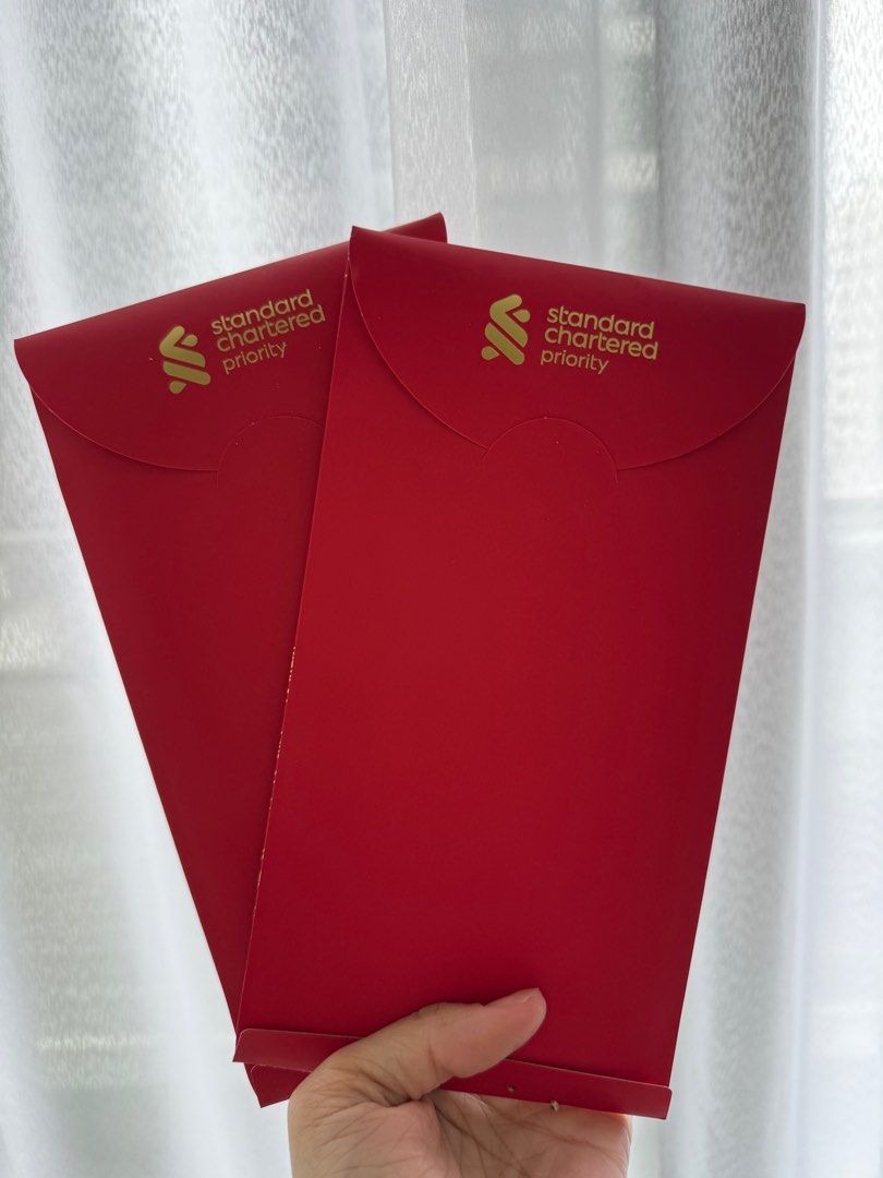 2026 Standard Chartered Ang Pao Packets, Hobbies & Toys, Stationery ...