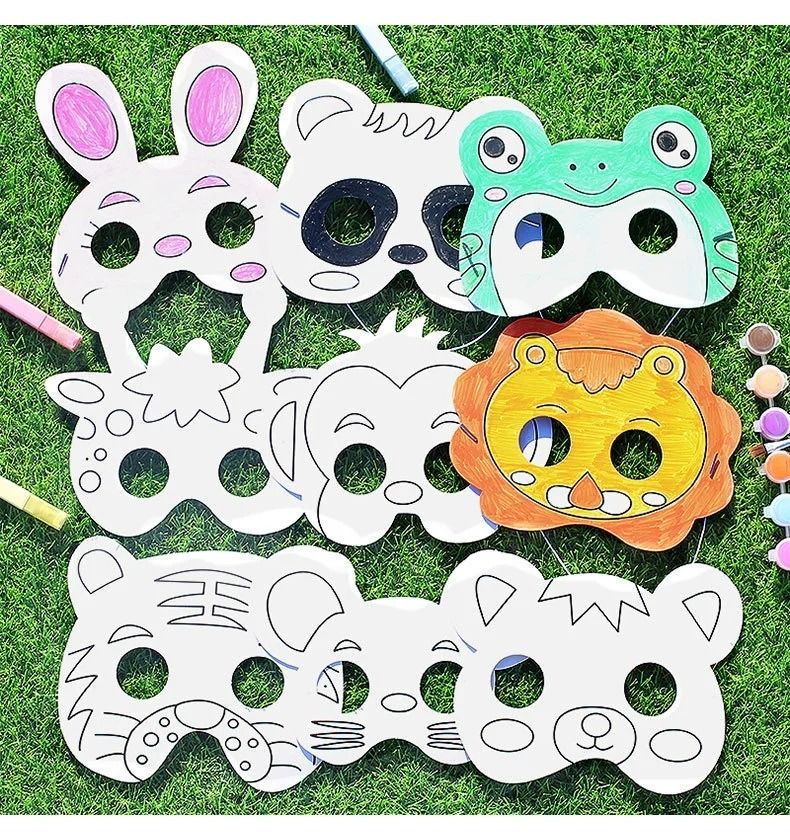 60 cents only! DIY Colouring mask | kids gifts | party favors, Hobbies ...