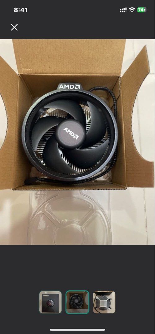 AMD Wraith Stealth CPU Cooler, Computers & Tech, Parts & Accessories ...