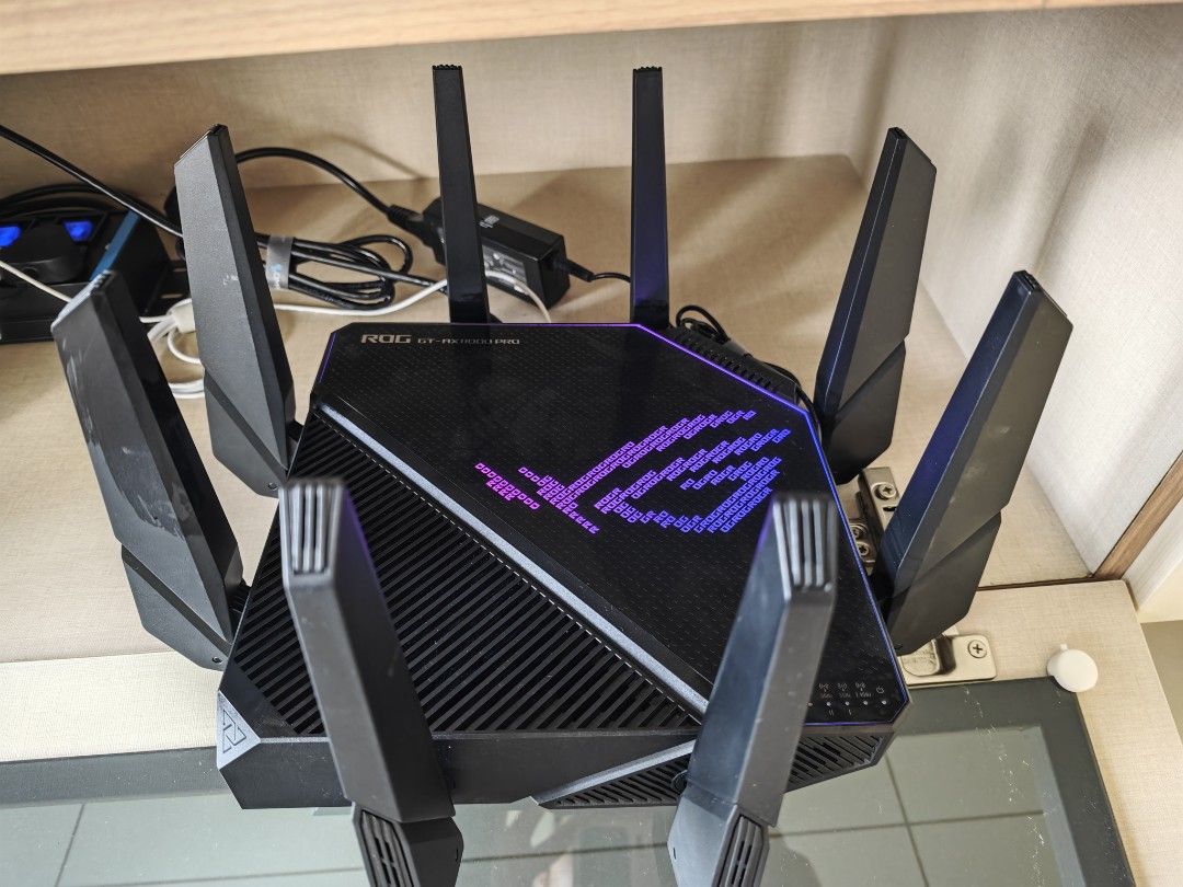 ASUS ROG Rapture GT-AX11000 Pro WiFi 6 Router, Computers & Tech, Parts ...