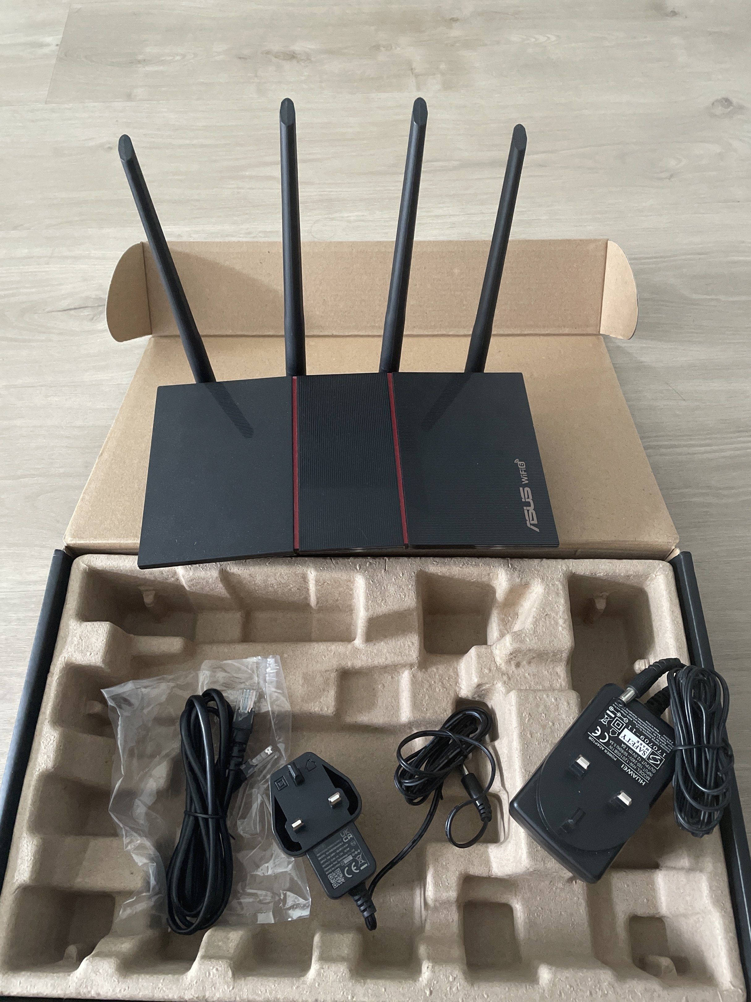 ASUS RT-AX3000P Dual Band WiFi 6 Router, Computers & Tech, Parts ...