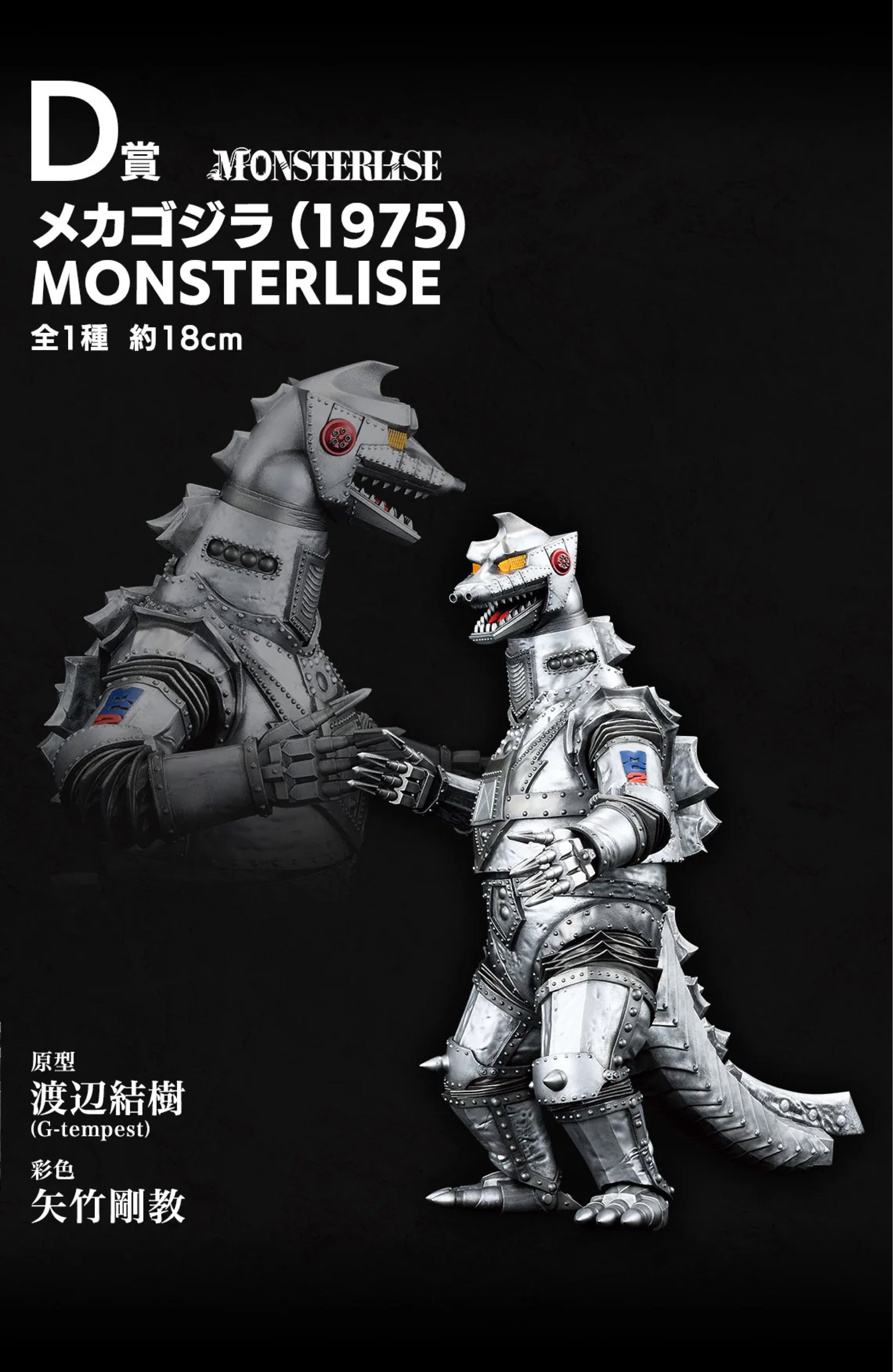 Authentic Ichiban Kuji Mechagodzilla 1975 Figure Monster Rampage Wild ...