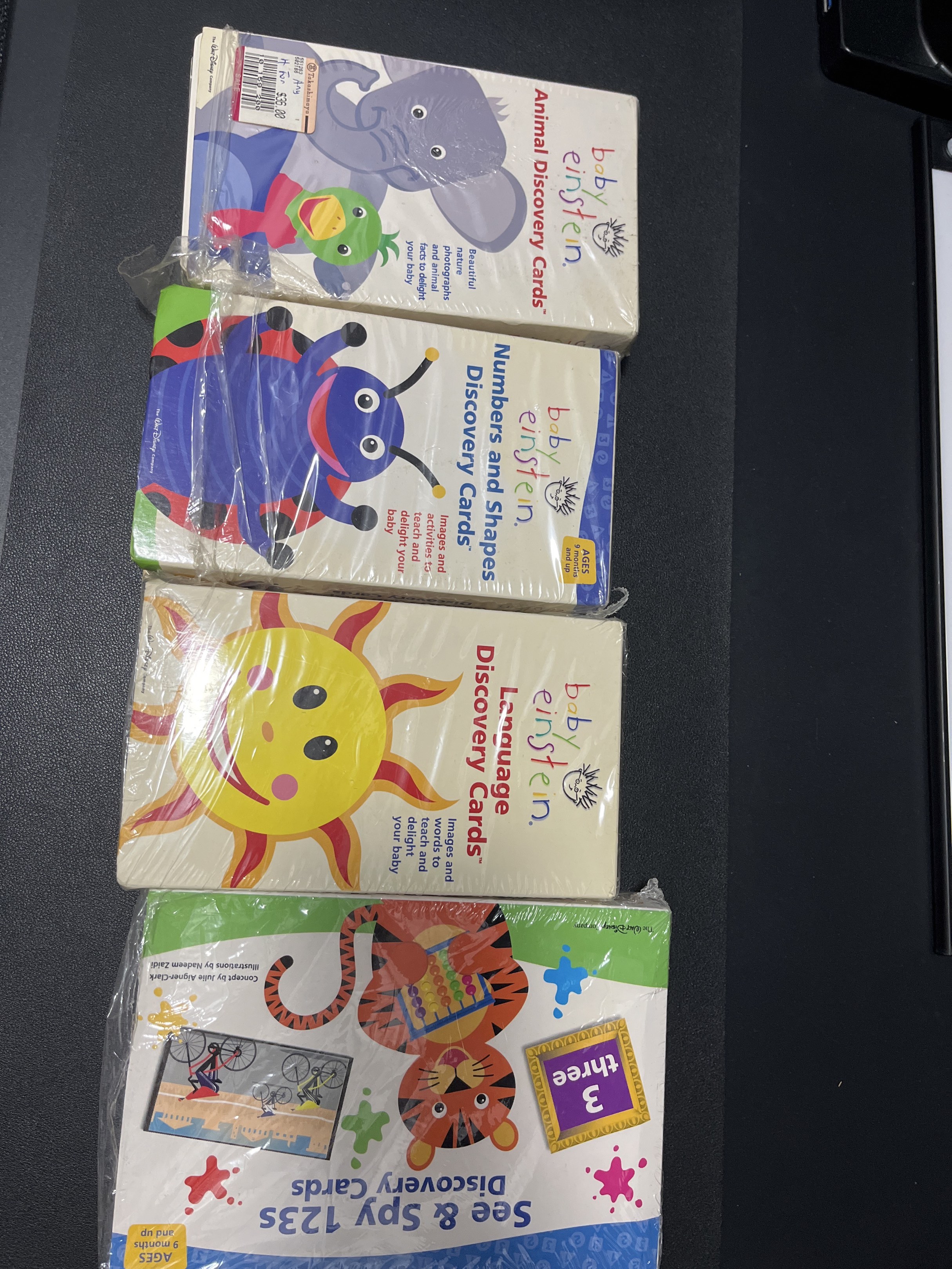 Baby Einstein Discovery Cards - 4 Sets, Hobbies & Toys, Books ...