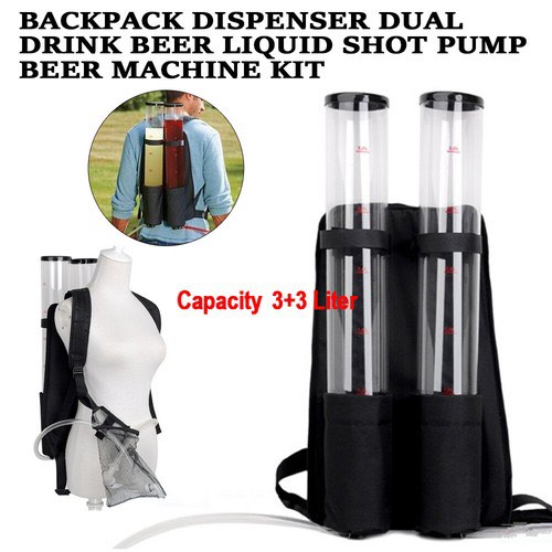 Backpack Beer Dispenser - Dual Tank (6 litre), Furniture & Home Living ...