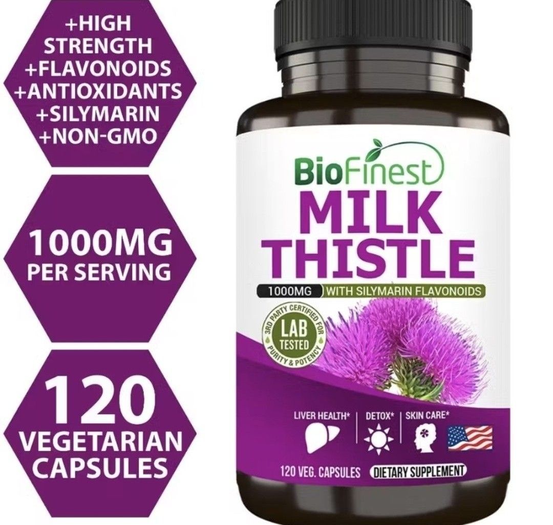 Biofinest Milk Thistle Supplements for Healthy Liver Gallbladder ...