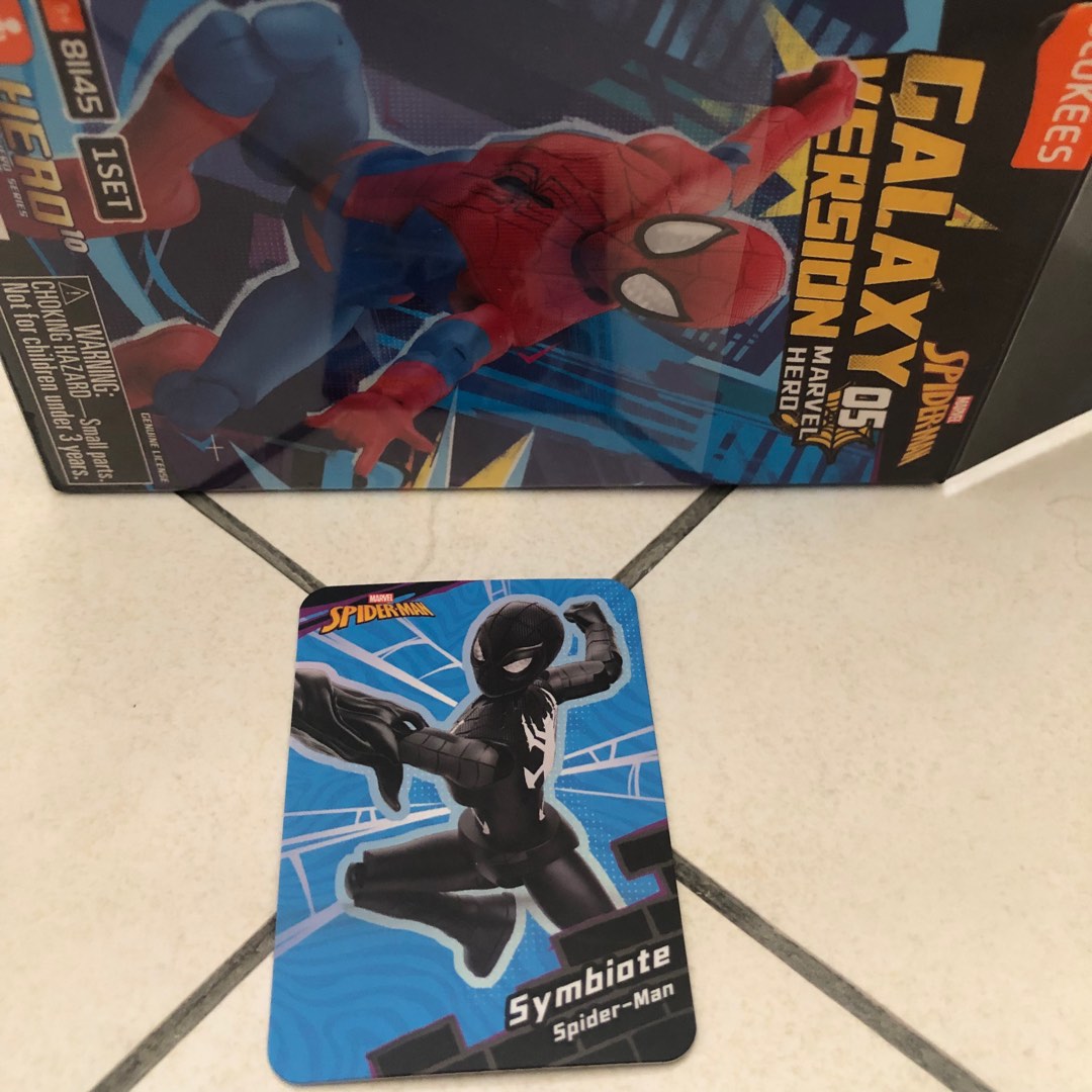 Blokees Marvel 5 Spiderman [ Symbiote BLACK SPIDERMAN], Hobbies & Toys ...