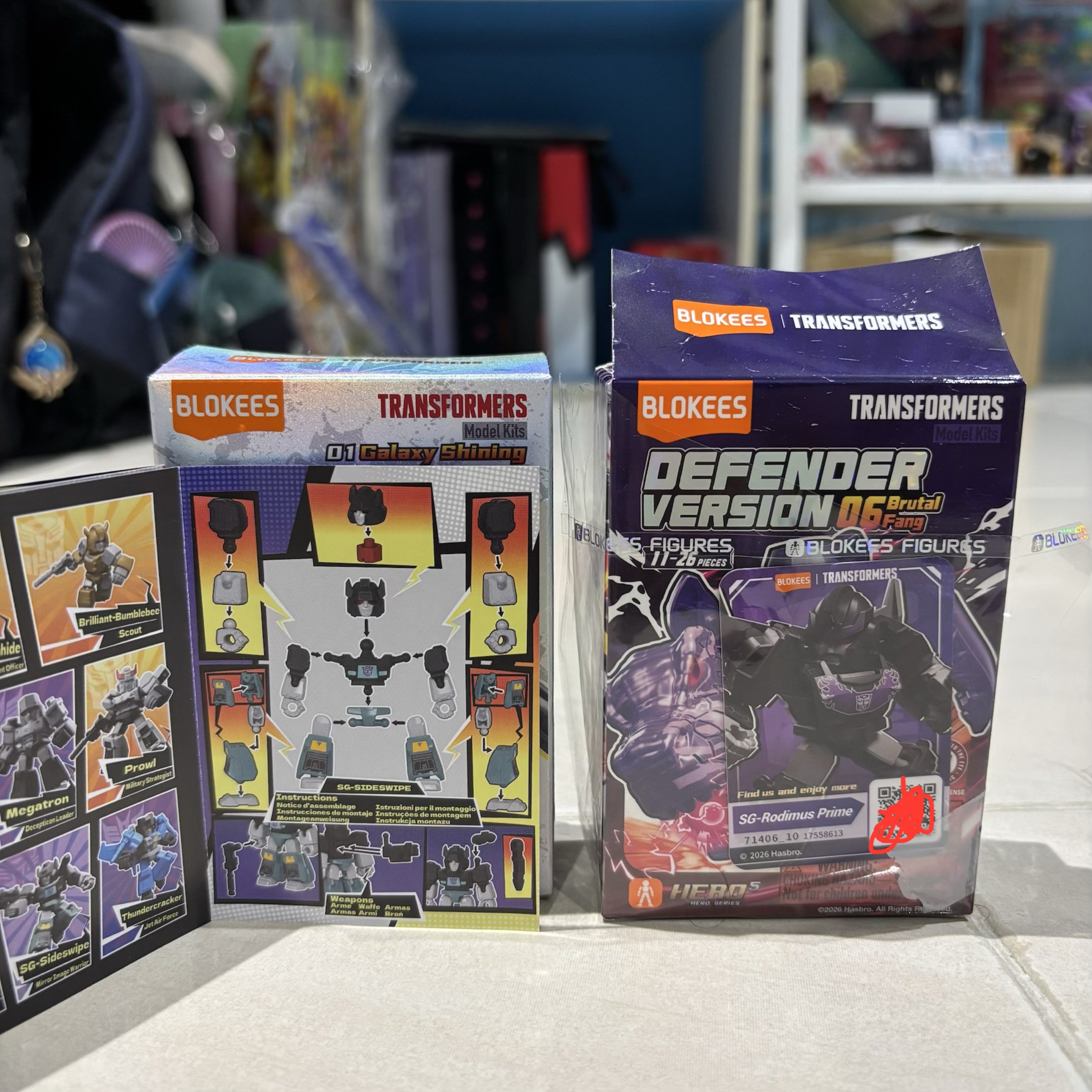 Blokees Transformers Defender Version 1 & 6 SG combo (SG Sideswipe & SG ...