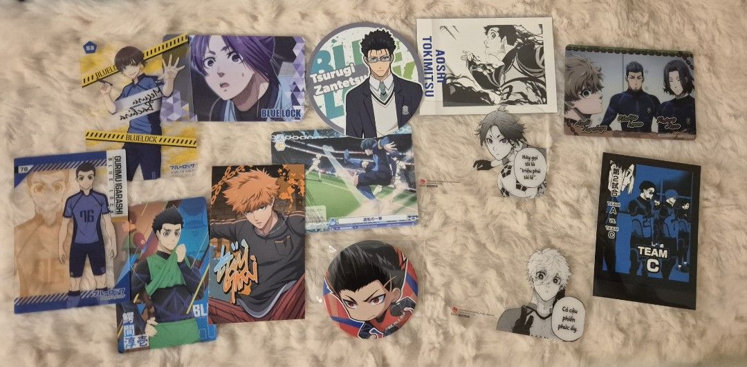 Blue lock cards set, Hobbies & Toys, Memorabilia & Collectibles, J-pop ...