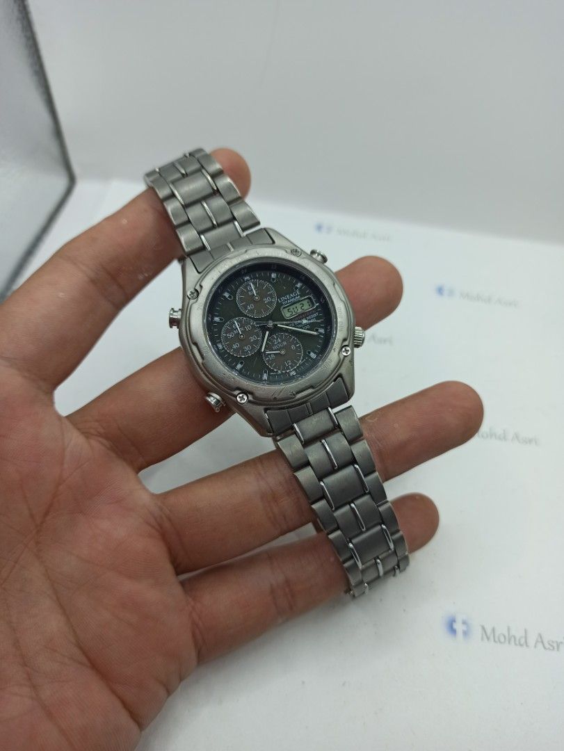 Casio Lineage Titanium Chronograph Watch, Men's Fashion, Watches ...