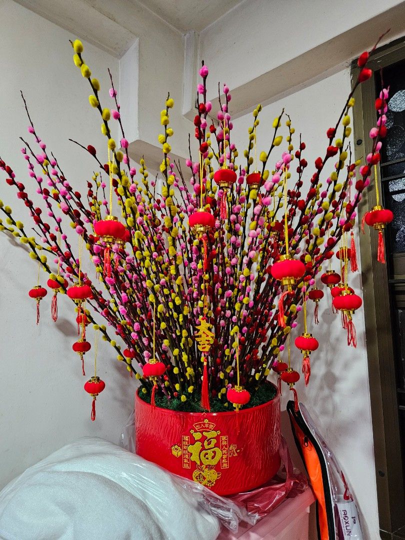 Chinese new year DIY huat planting design, Furniture & Home Living ...