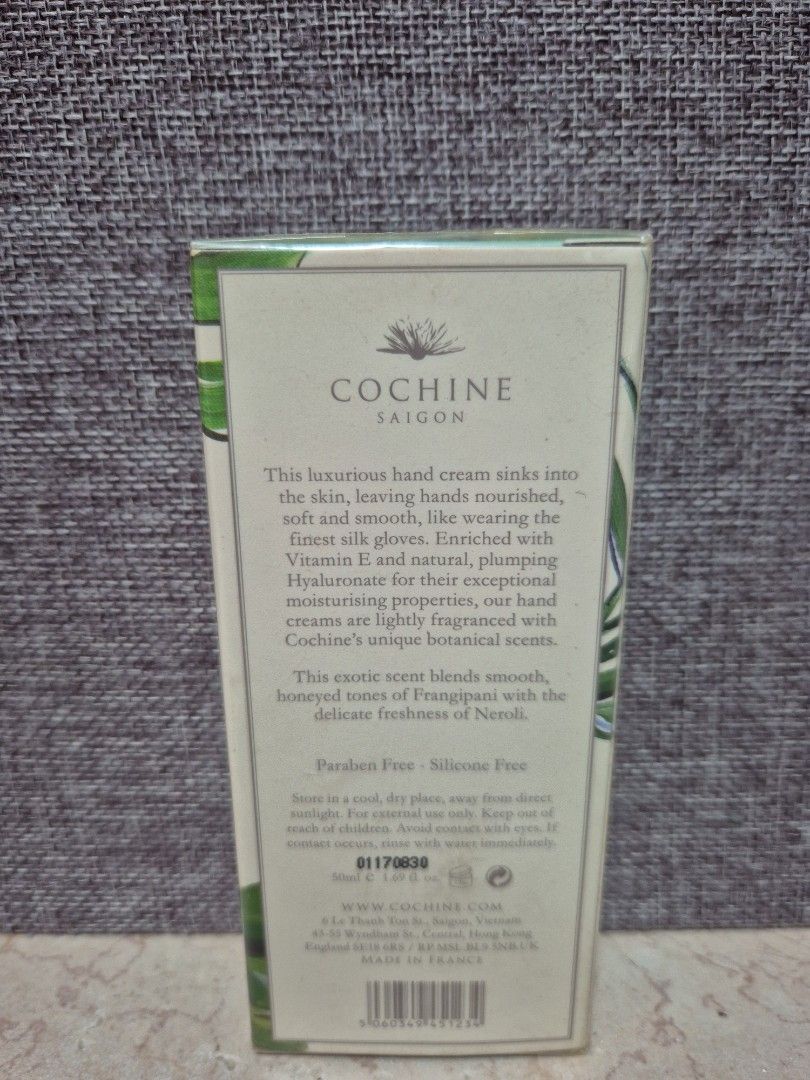 Cochine Saigon Hand Cream - Frangipani & Neroli 50ml, Beauty & Personal ...