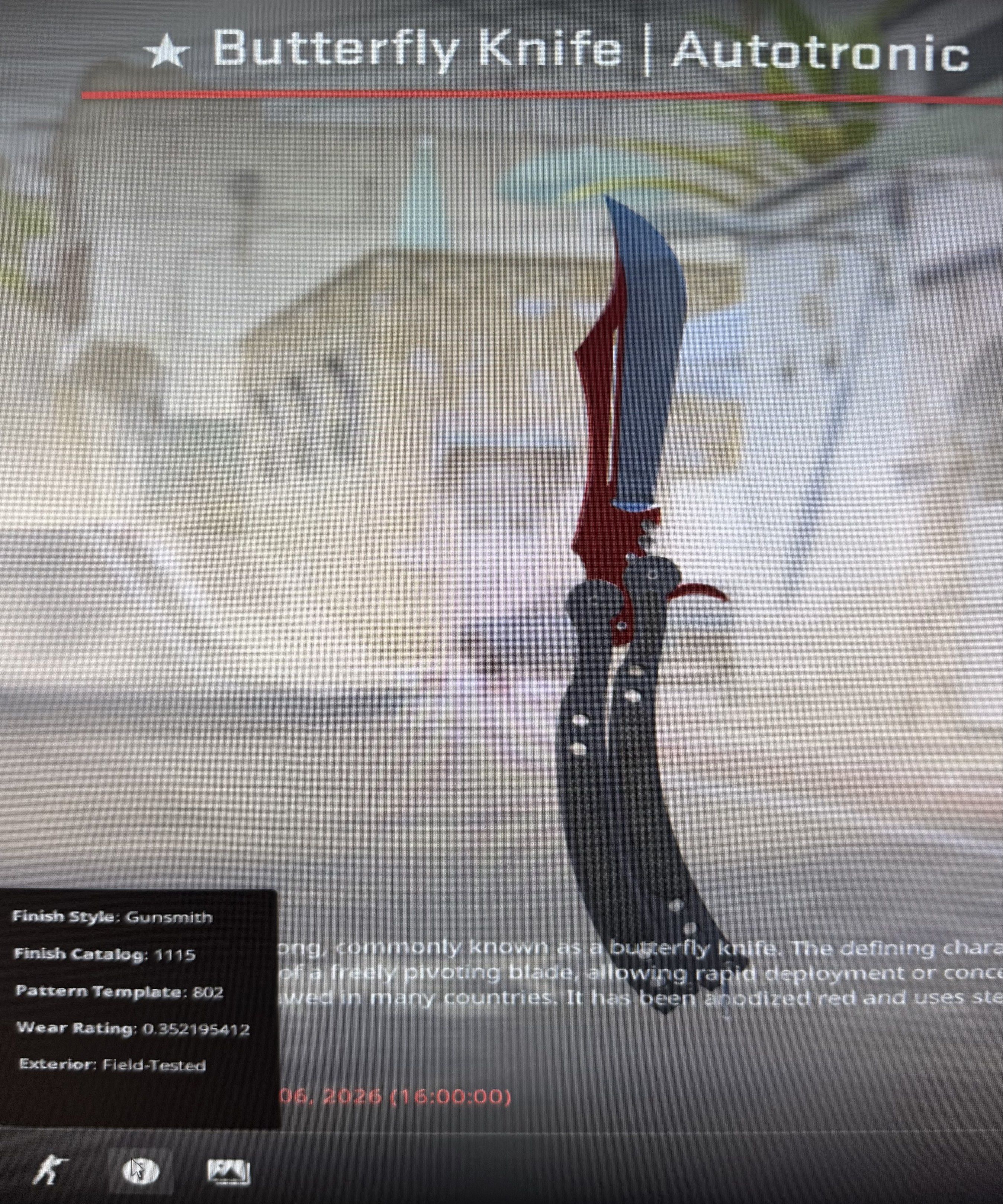 CS:GO Butterfly Knife | Autotronic | Gunsmith, Video Gaming, Gaming ...