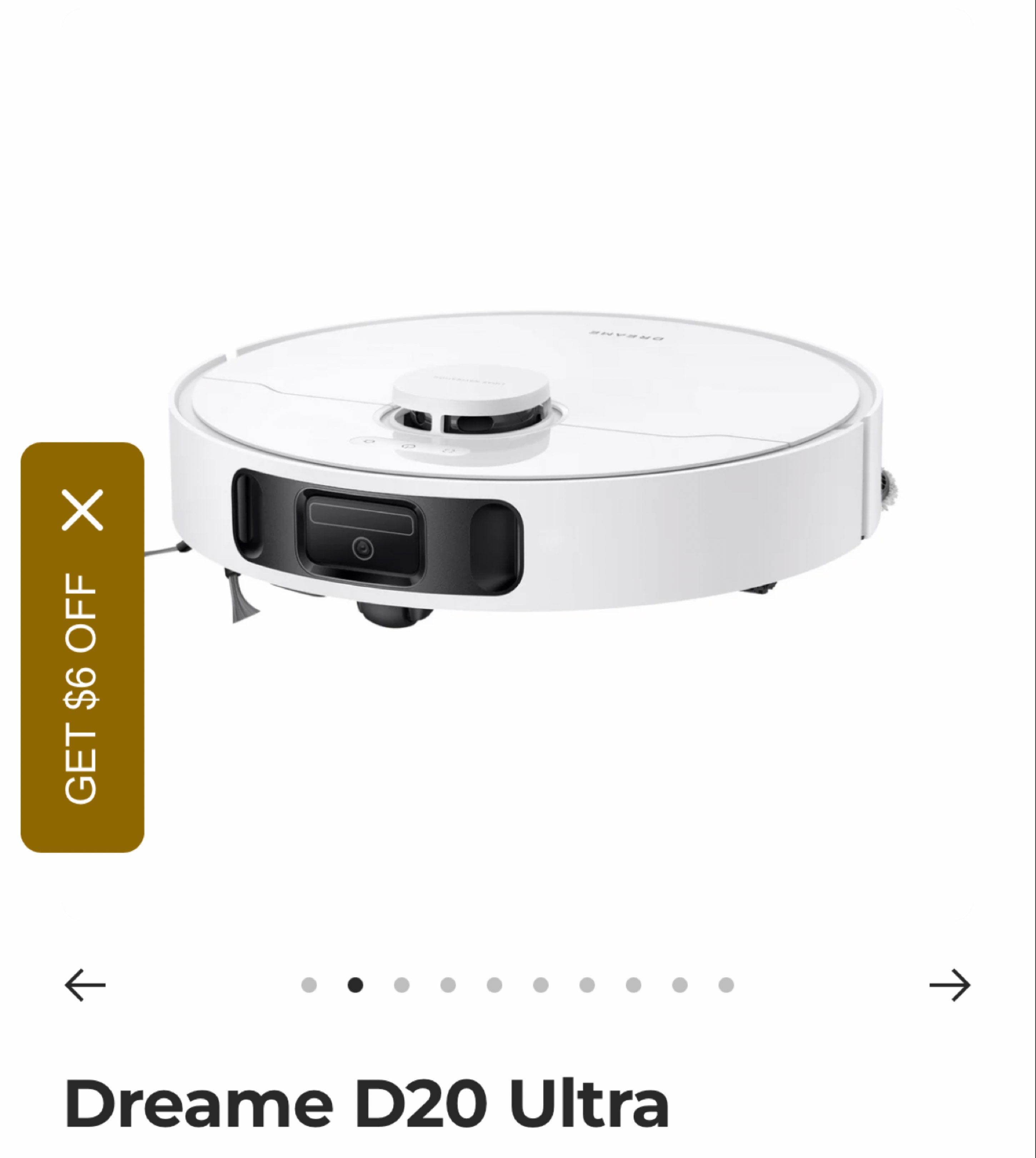 Dreame D20 Ultra Robot Vacuum Cleaner, TV & Home Appliances, Vacuum ...