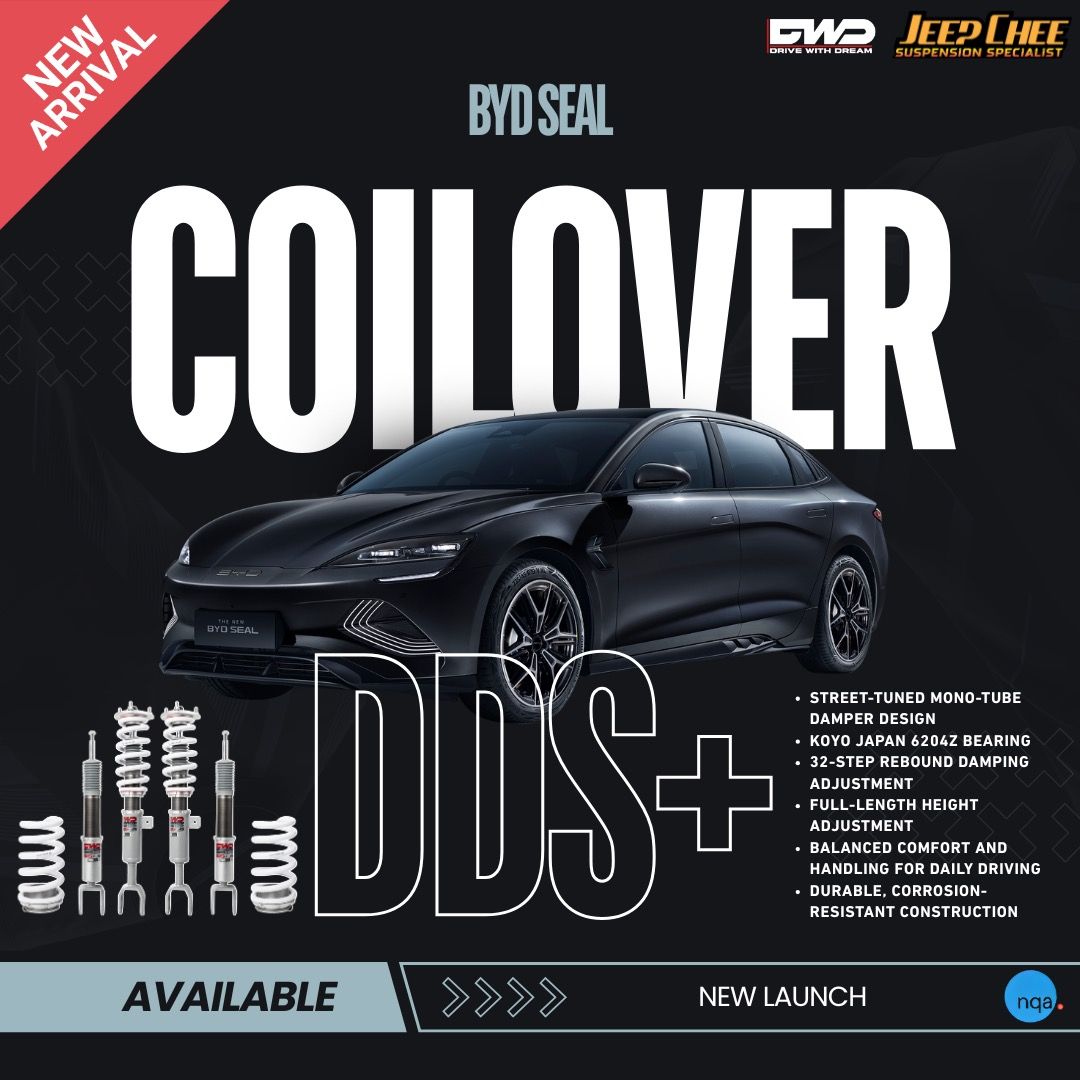 (NEW!!) DWD DDS+ series Coilovers for TVs (BYD/ AION, ZEEKR, MG, TESLA ...