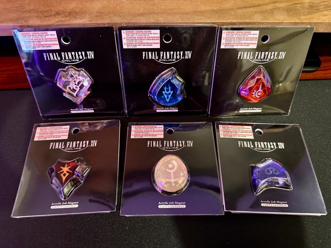 Final Fantasy XIV FFXIV FF14 Official Acrylic Job Magnets DNC DRG RDM ...