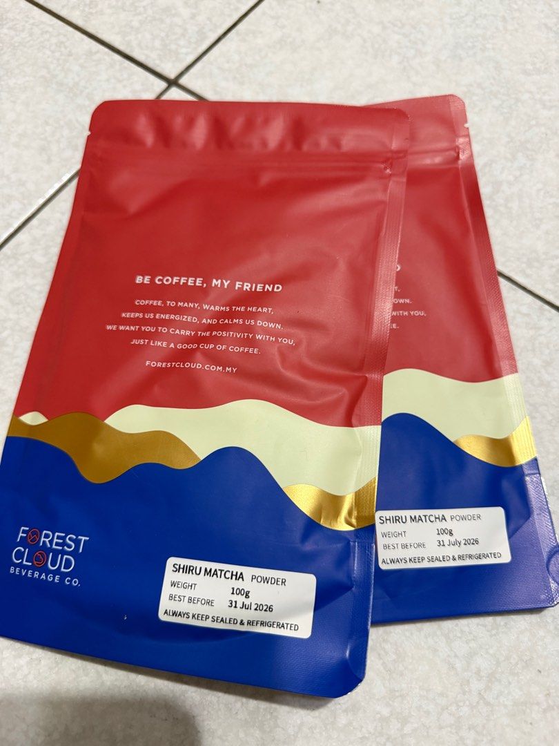 Forest Cloud Shiru Matcha Powder (2 Packs), Food & Drinks, Beverages on ...