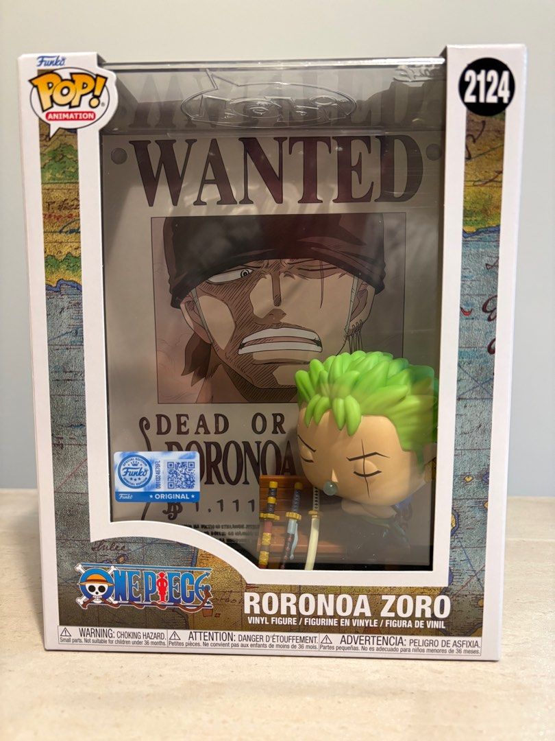 Funko Pop! Animation One Piece Roronoa Zoro #2124, Hobbies & Toys, Toys ...