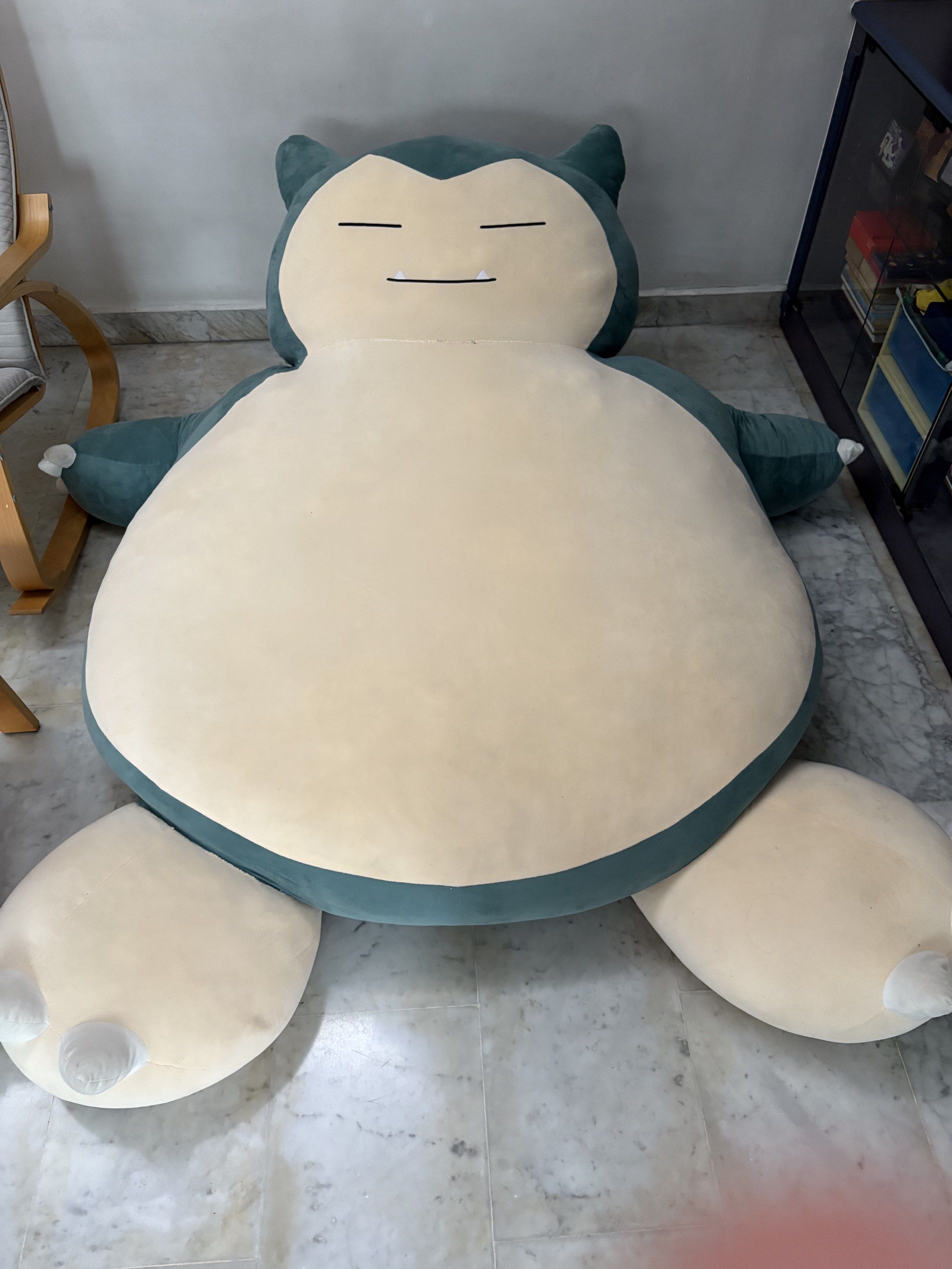 Giant Snorlax Pokémon Plush, Hobbies & Toys, Toys & Games on Carousell