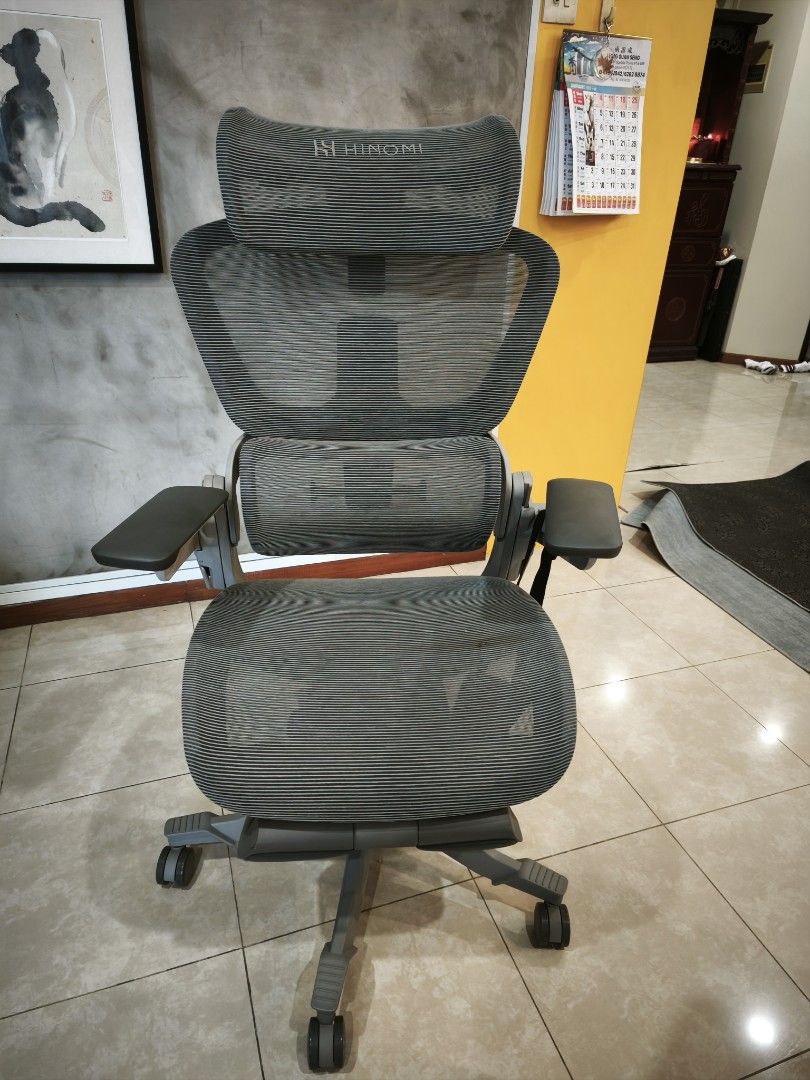 Hinomi Ergonomic Office Chair, Furniture & Home Living, Furniture ...
