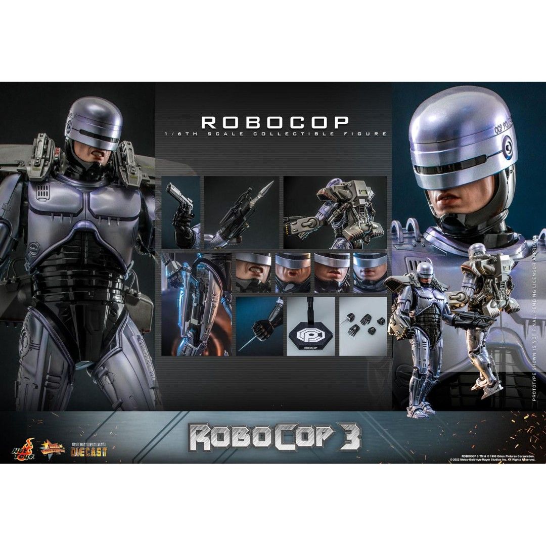 Hot Toys RoboCop 3 1/6th Scale Collectible Figure, Hobbies & Toys, Toys ...