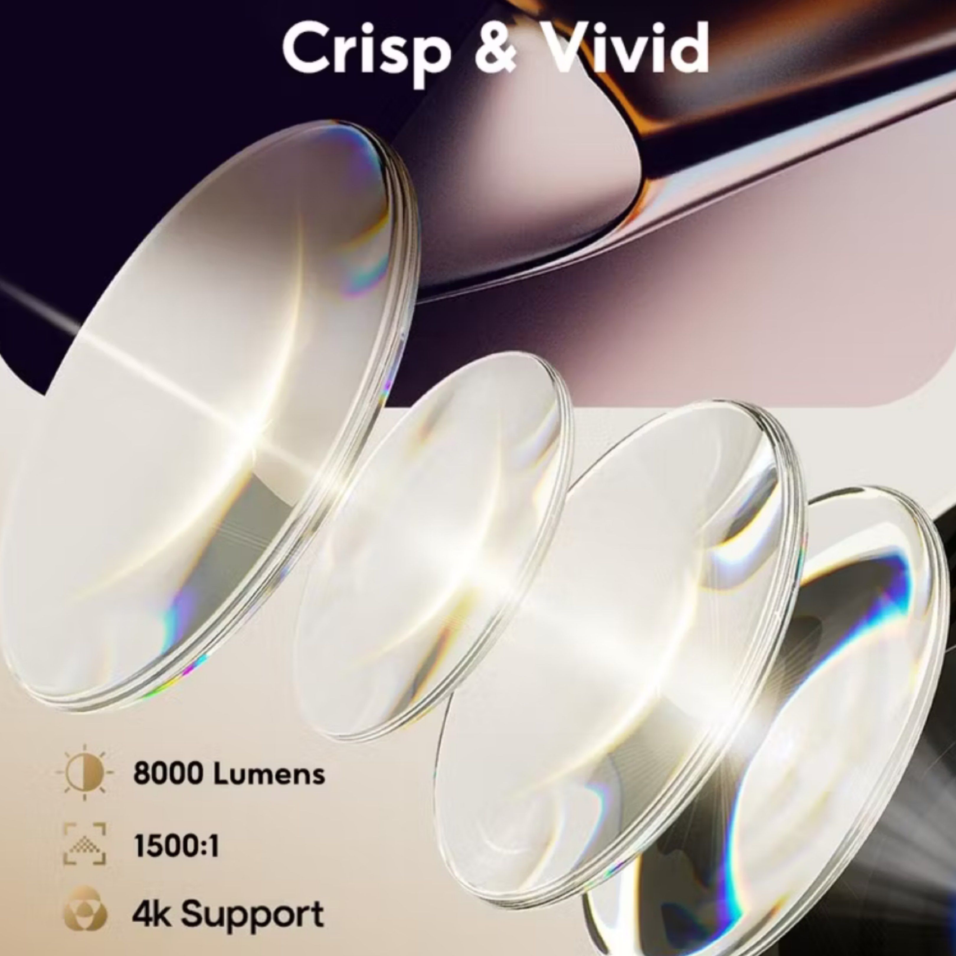 HY300 Pro Mini 4K Projector, TV & Home Appliances, TV & Entertainment ...