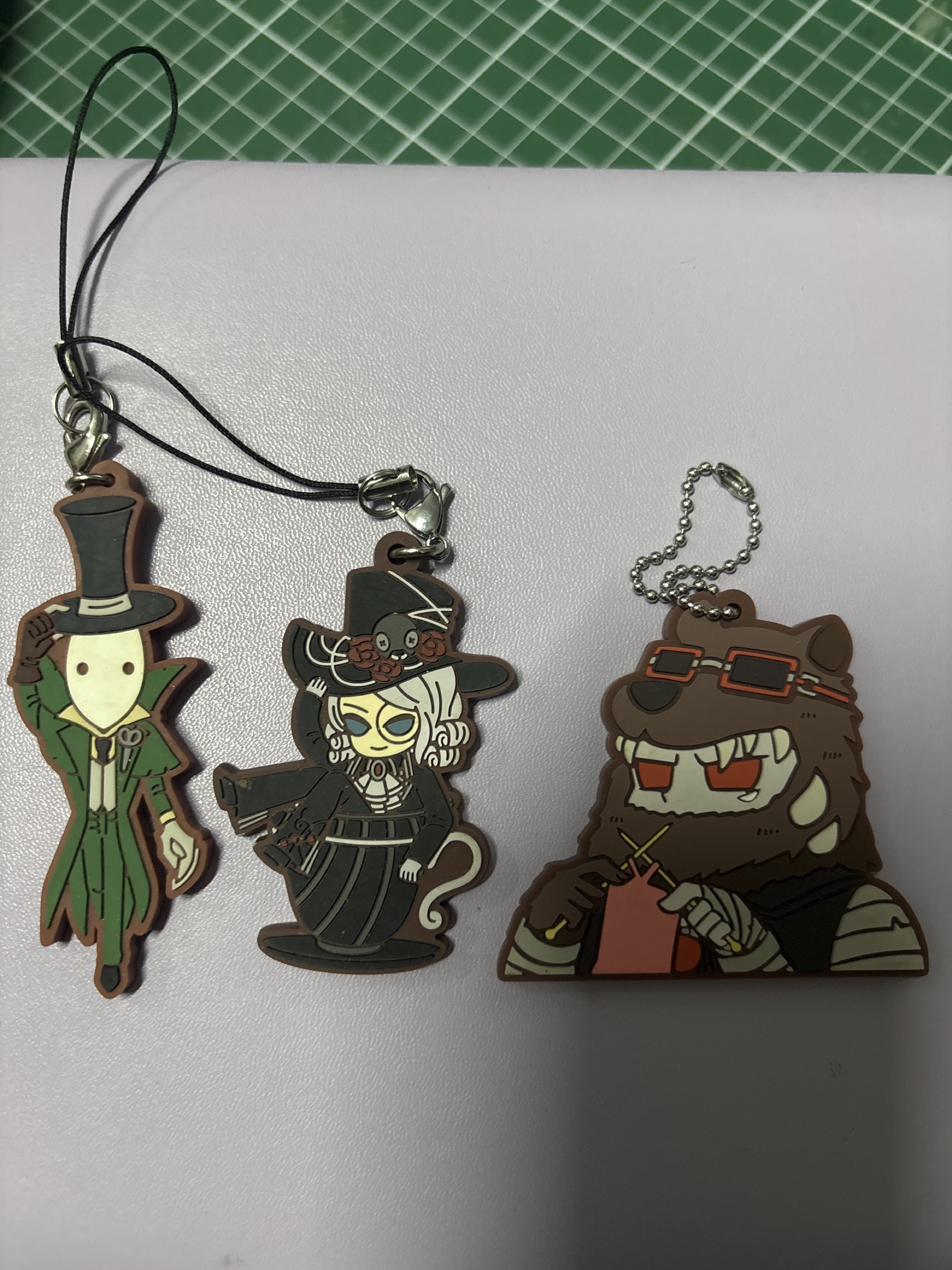 Identity V Ichiban Kuji Bandai Leather Keychain Jack The Ripper Joseph ...