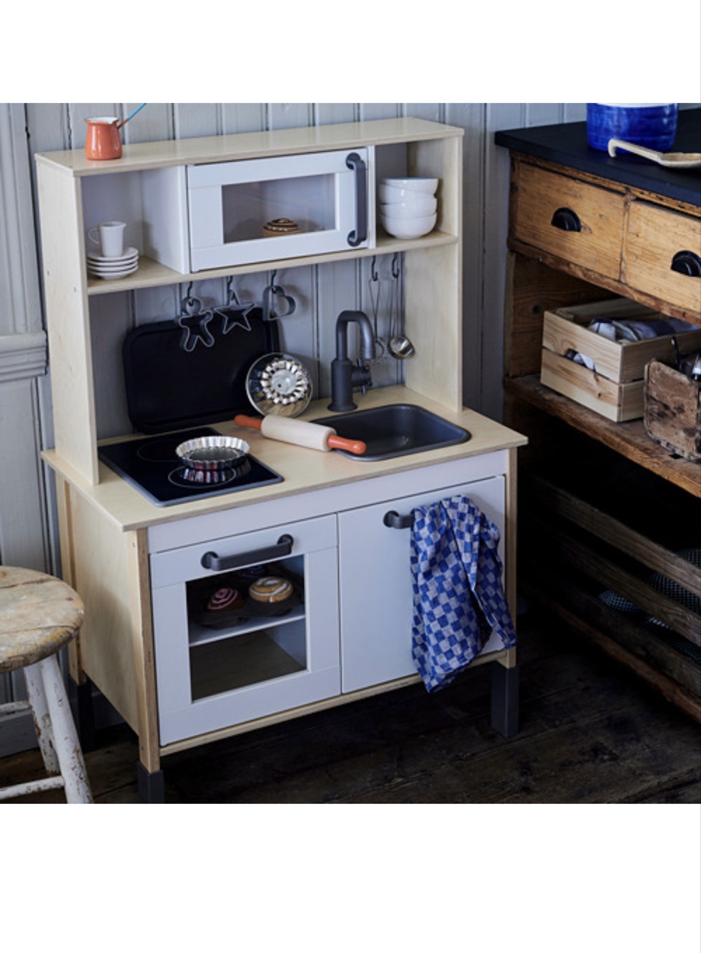 IKEA Play Kitchen - Wooden Toy Kitchen, Hobbies & Toys, Toys & Games on ...
