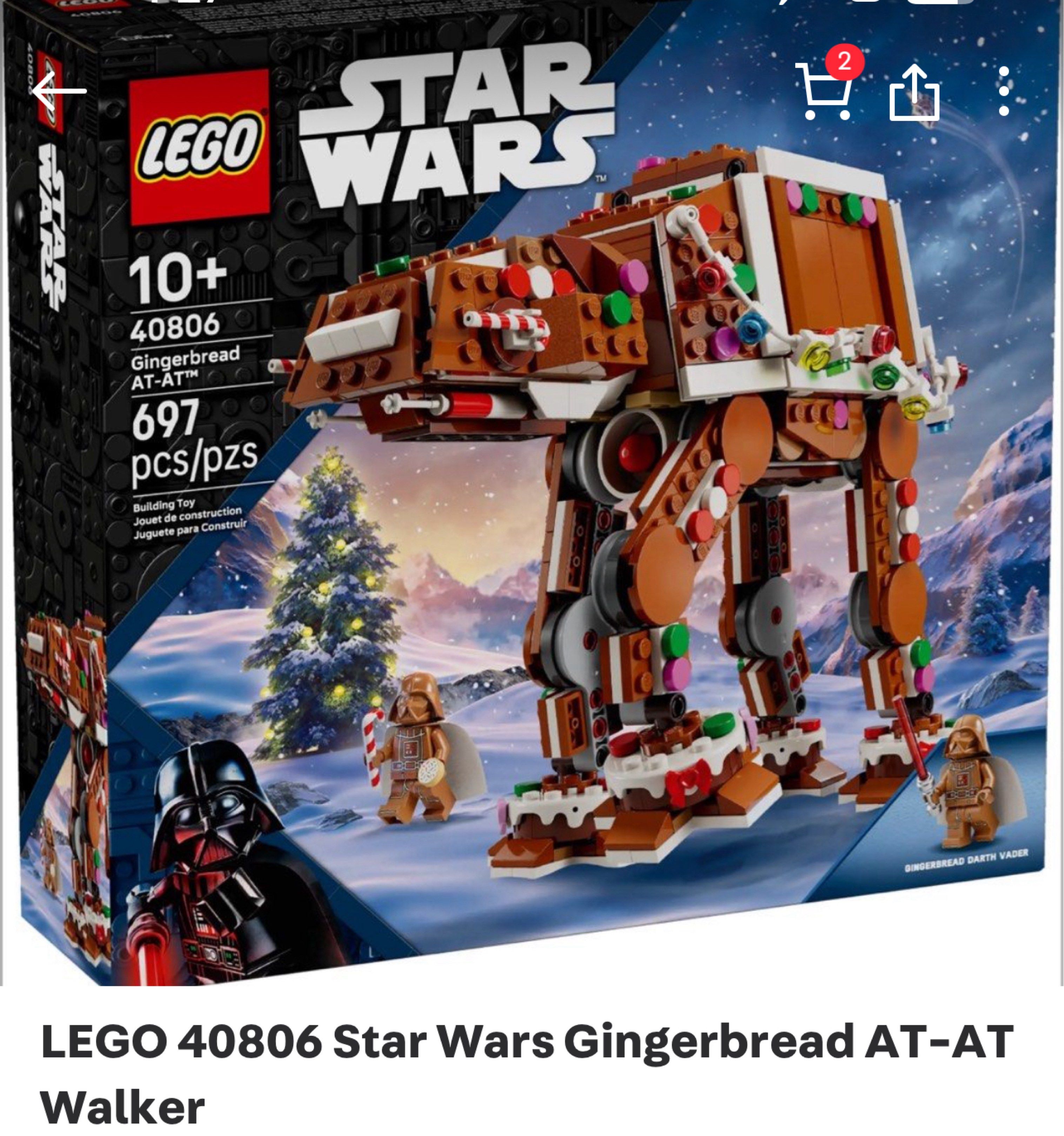 Lego 40806 Gingerbread AT-AT Walker, Hobbies & Toys, Toys & Games on ...