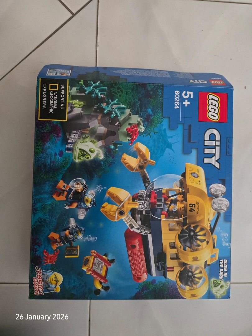 LEGO City 60264 Ocean Exploration Submarine, Hobbies & Toys, Toys ...