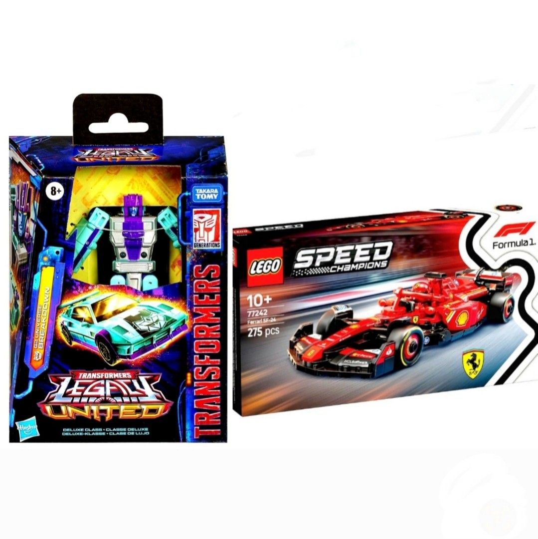 Lego Formula 1 Speed Champions 77242 Ferrari SF-24 F1 Race Car ...