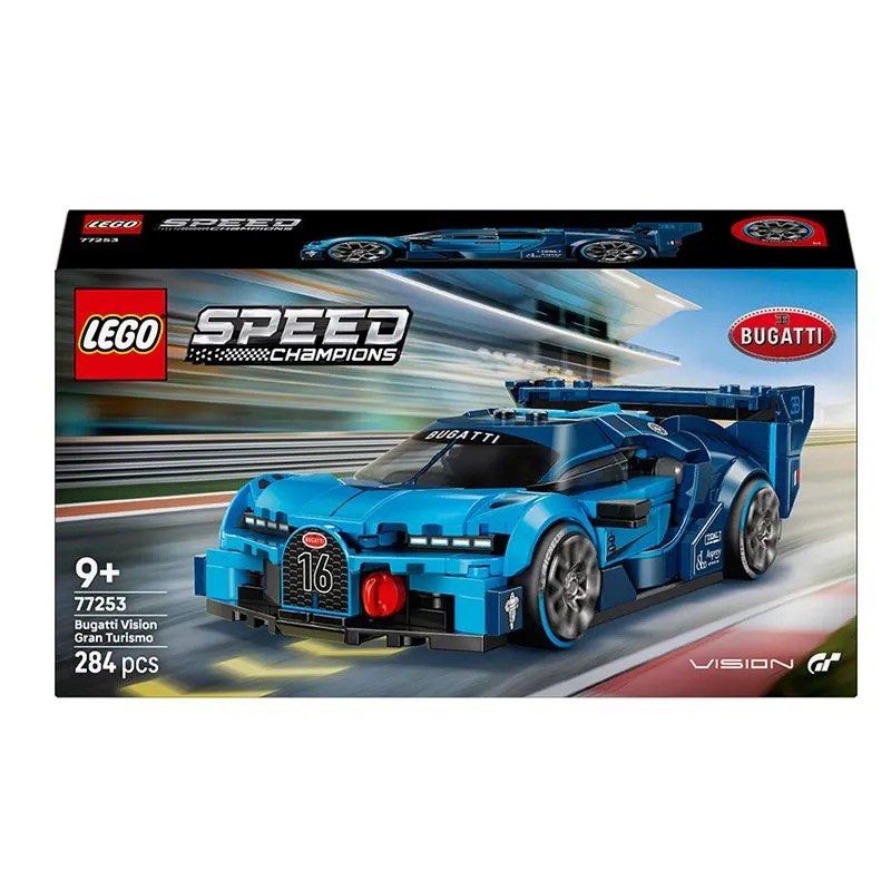 LEGO Speed Champions Bugatti Vision Gran Turismo 77253, Hobbies & Toys ...