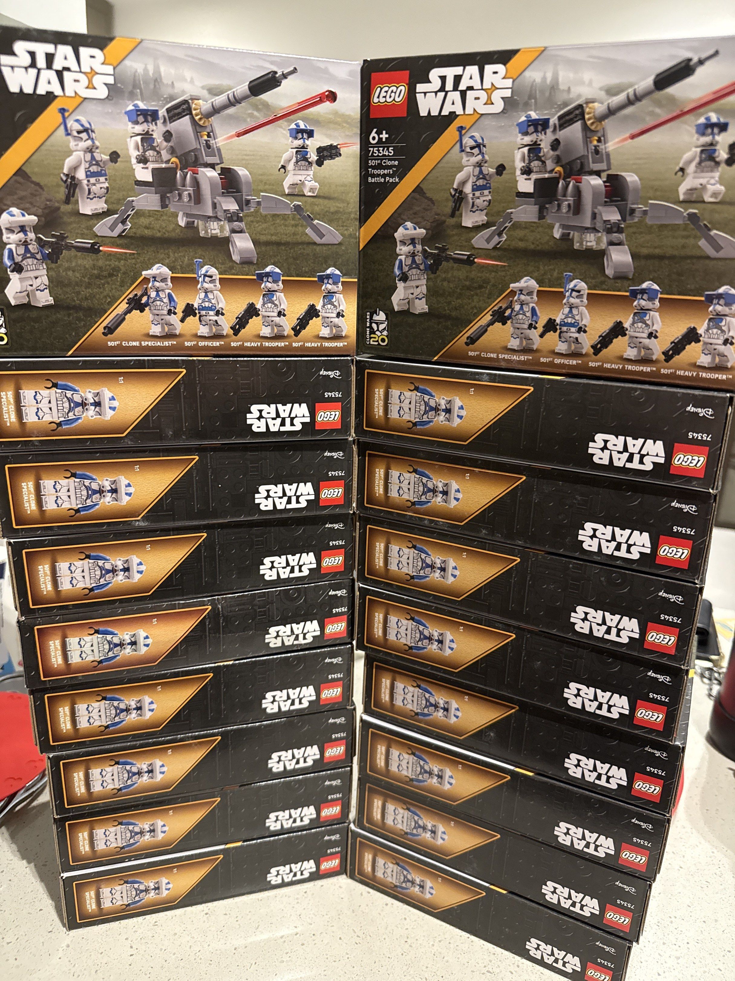 LEGO Star Wars 501st Clone Troopers Battle Pack 75345, Hobbies & Toys ...