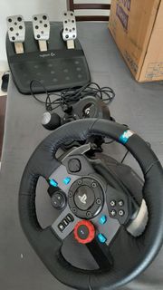 Logitech G29 Driving Force Racing Wheel, Video Gaming, Gaming ...