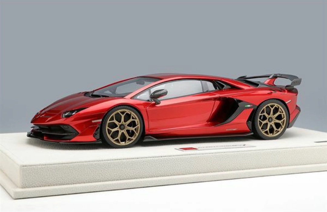 Make Up EIDOLON 1/18 Lamborghini Aventador SVJ Coupe Candy Red, Hobbies ...