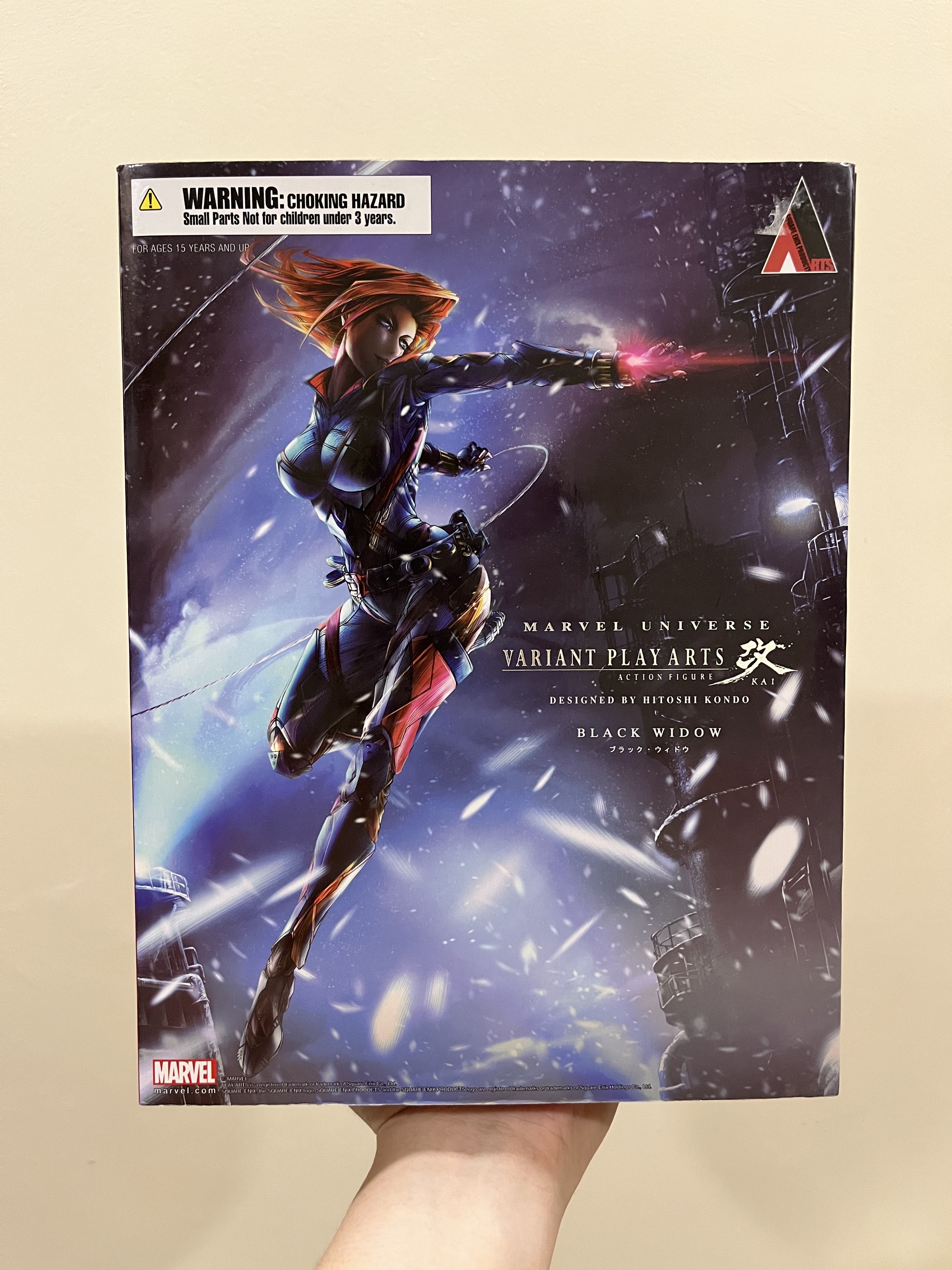 Marvel Play Arts Kai Black Widow Action Figure, Hobbies & Toys, Toys ...