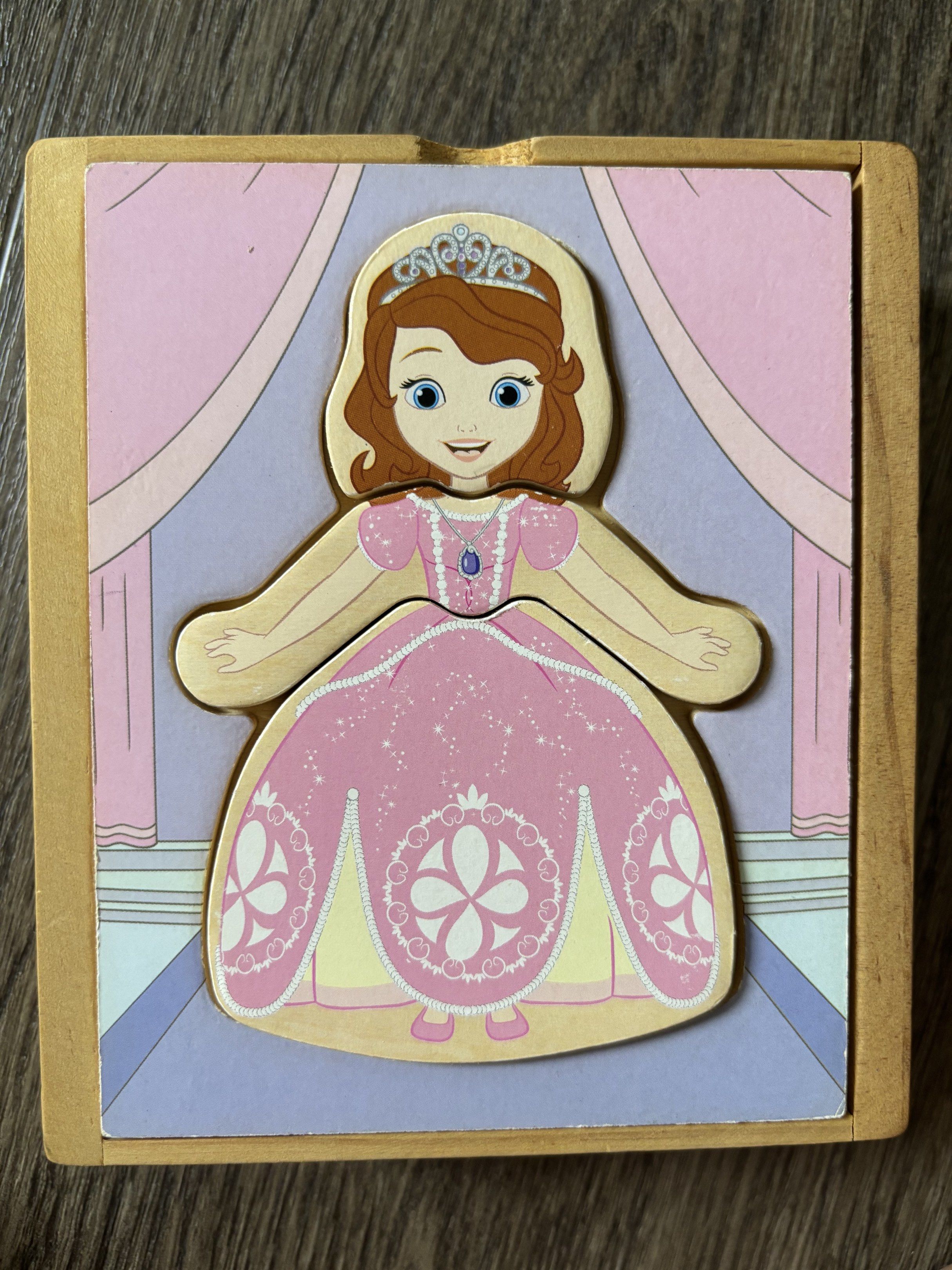 Melissa & Doug Disney Sofia the First Mix & Match Dress-Up Puzzle ...