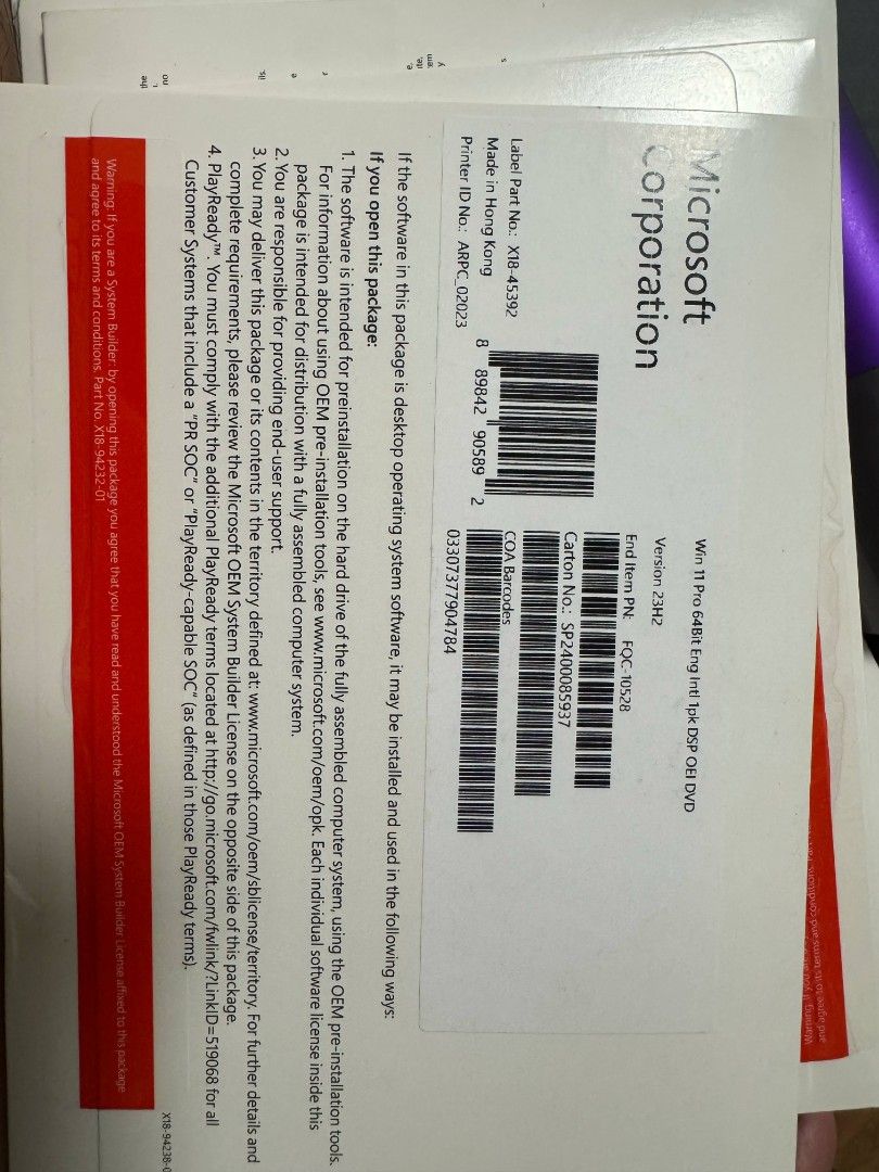 Microsoft Windows 11 Pro DSP DVD, Hobbies & Toys, Music & Media, CDs ...