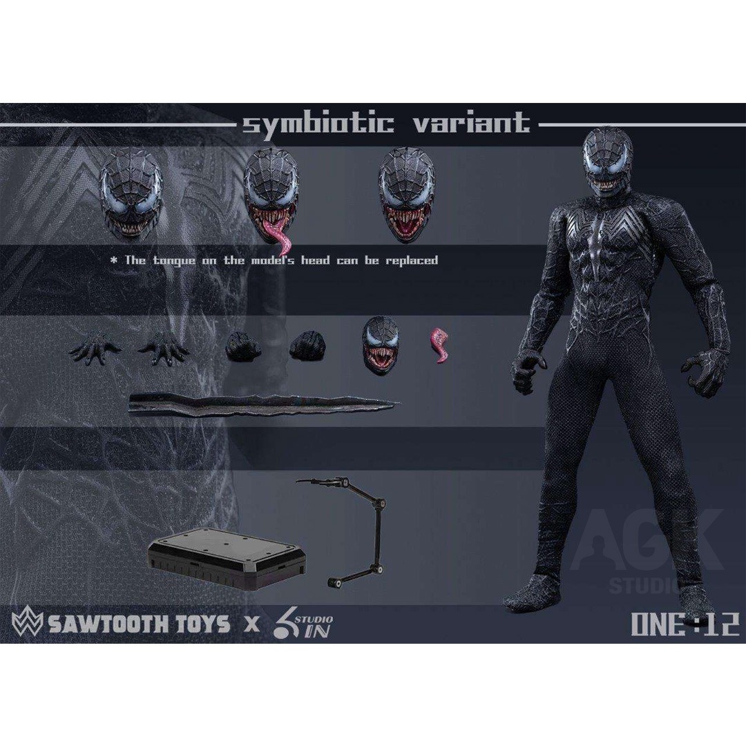 [MISB] Sawtooth Toys -STM-20251- 1/12 Alien Host Spider-Man Venom NOT p ...