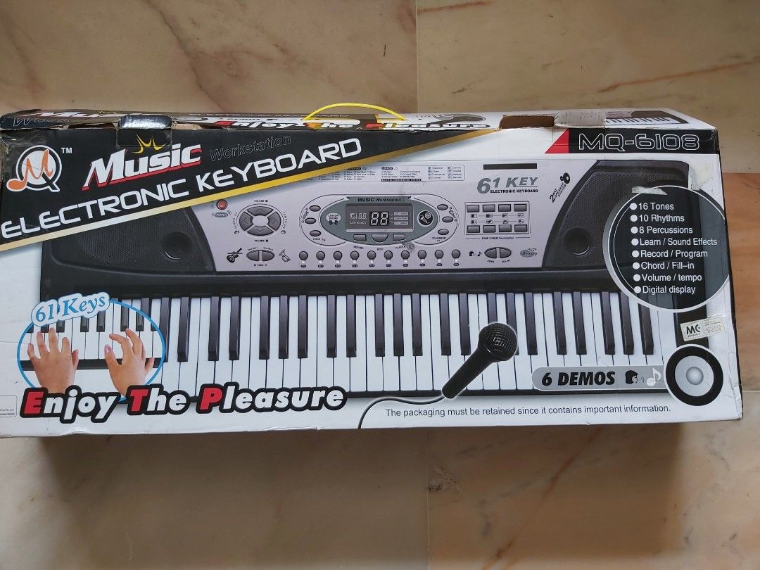 MQ Music Electronic Keyboard - 61 Keys, Hobbies & Toys, Musical ...