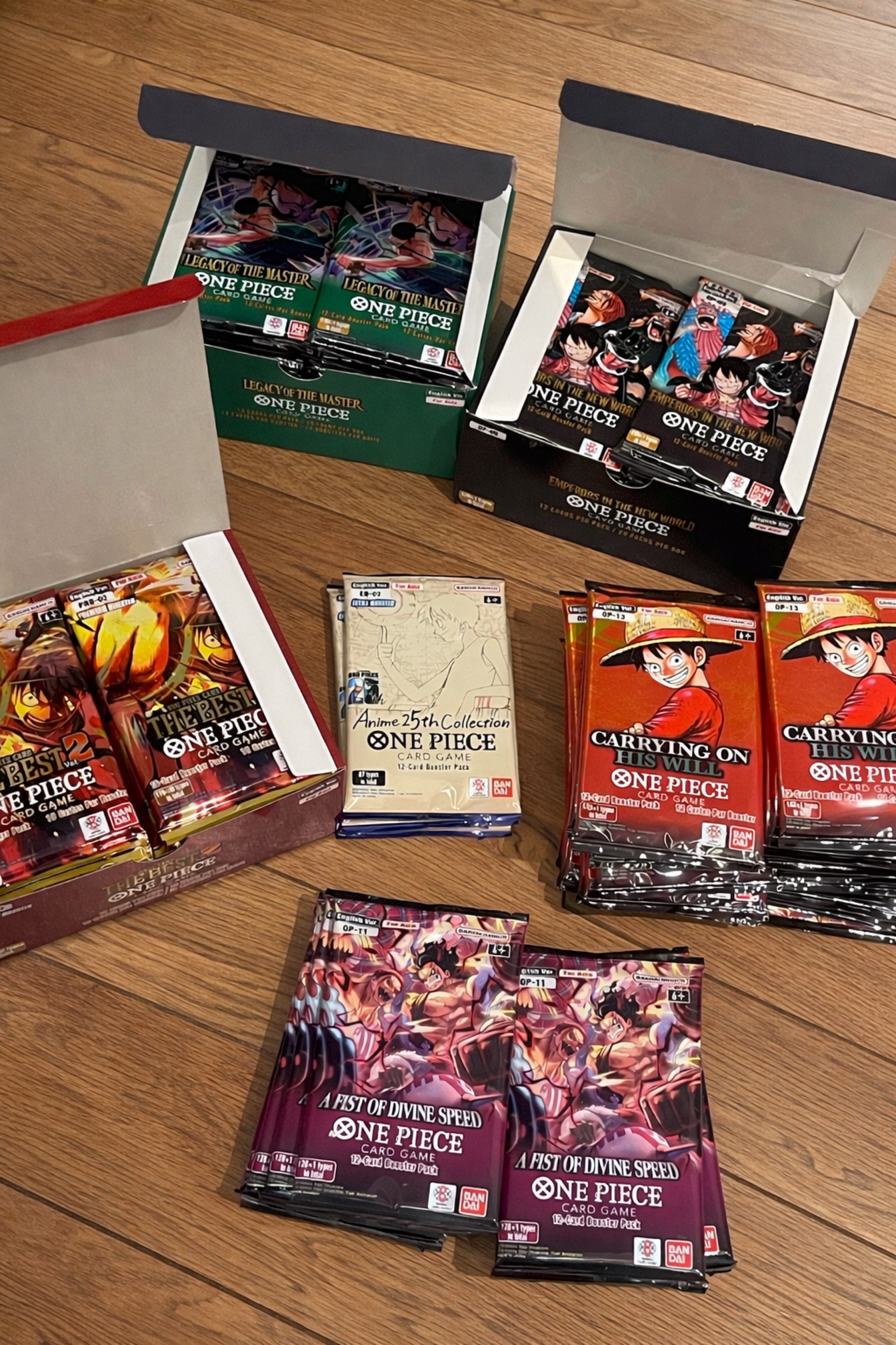 One Piece Card Game Booster Packs - Various Sets - Japanese and English ...