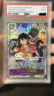 One Piece ST21-080 JP Monkey D. Luffy Alternate Art PSA 10, Hobbies ...
