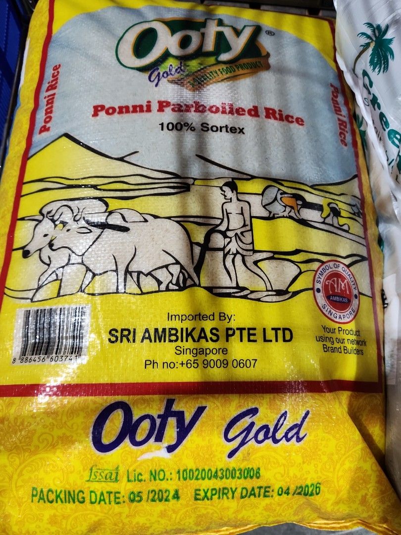 Ooty Gold Ponni Rice - 25Kg, Food & Drinks, Rice & Noodles on Carousell