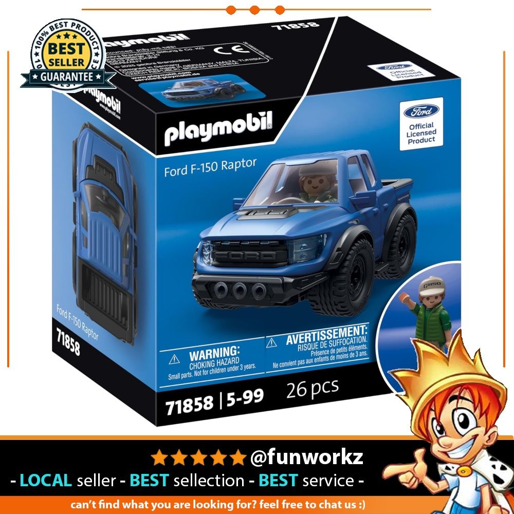 PLAYMOBIL Collector Cars, Ford F-150 Raptor, Model Car for Adults and ...